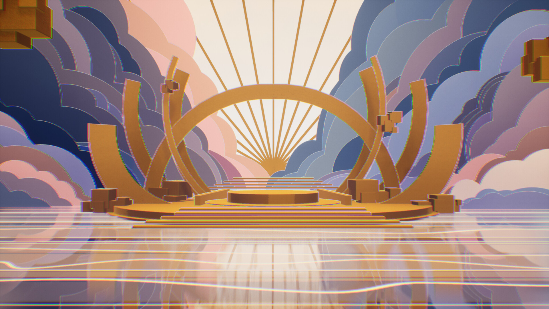 Carol Torres - Stylized Background Exploration for Digital Stage