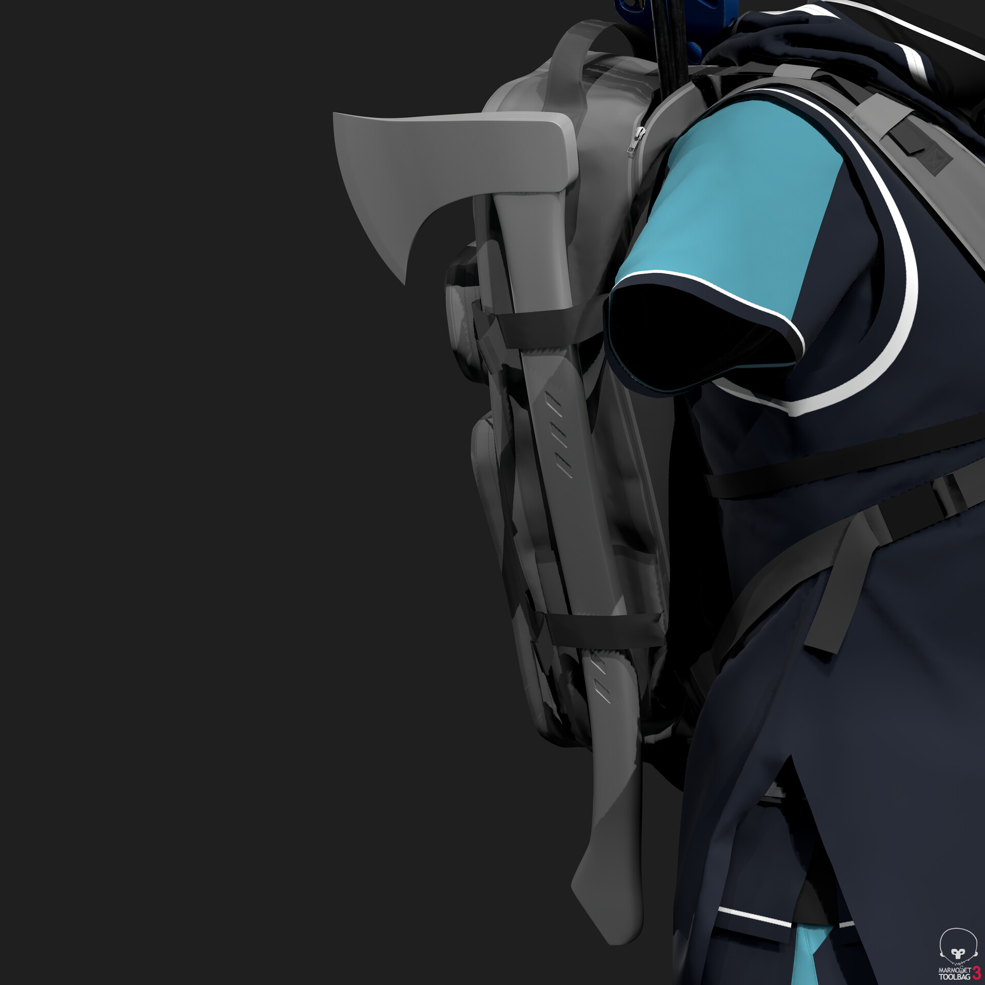 Gaofei_Lin / 林晏瑞 - 【High Poly】PDH Camping axe