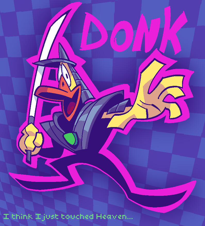 ArtStation - DONK! THE SAMURAI DUCK!