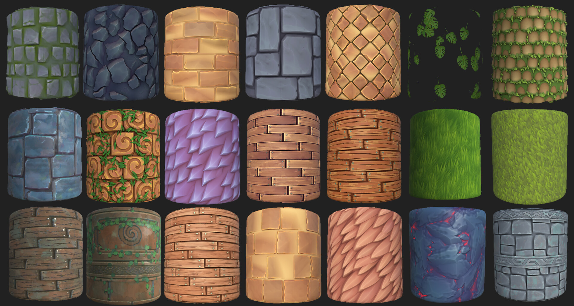 ArtStation - Stylized Material Practice - Substance Designer