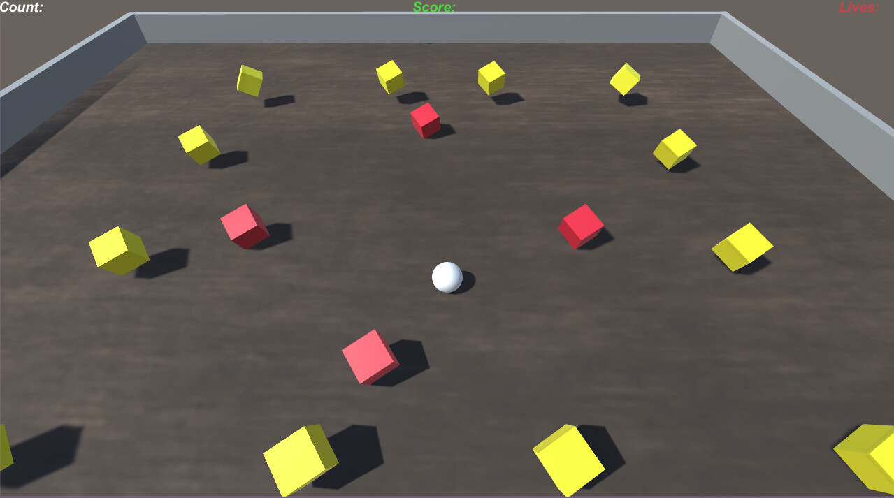 ArtStation - Roll a Ball mini game in Unity