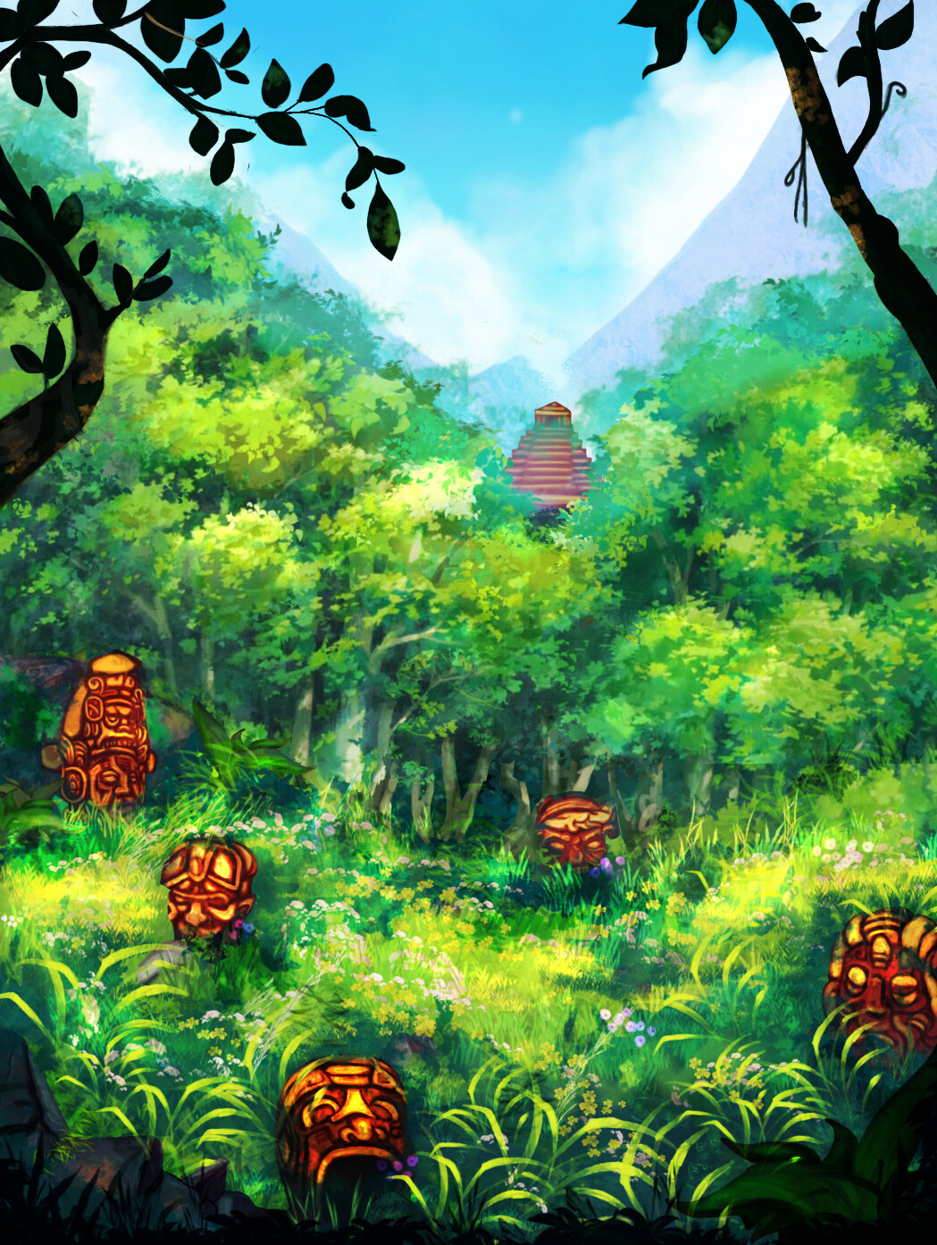 ArtStation - Background art for game...