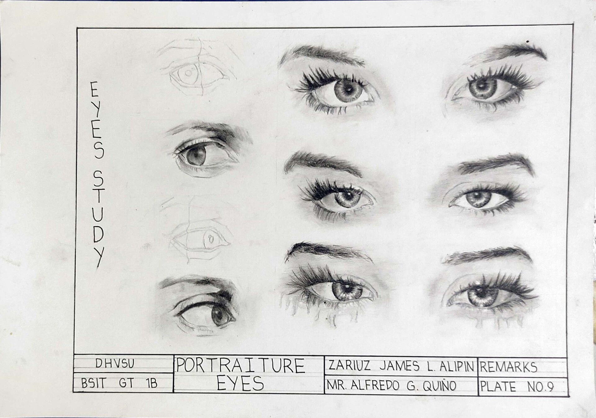 ArtStation - PLATE NO. 9 PORTRAITURE EYES