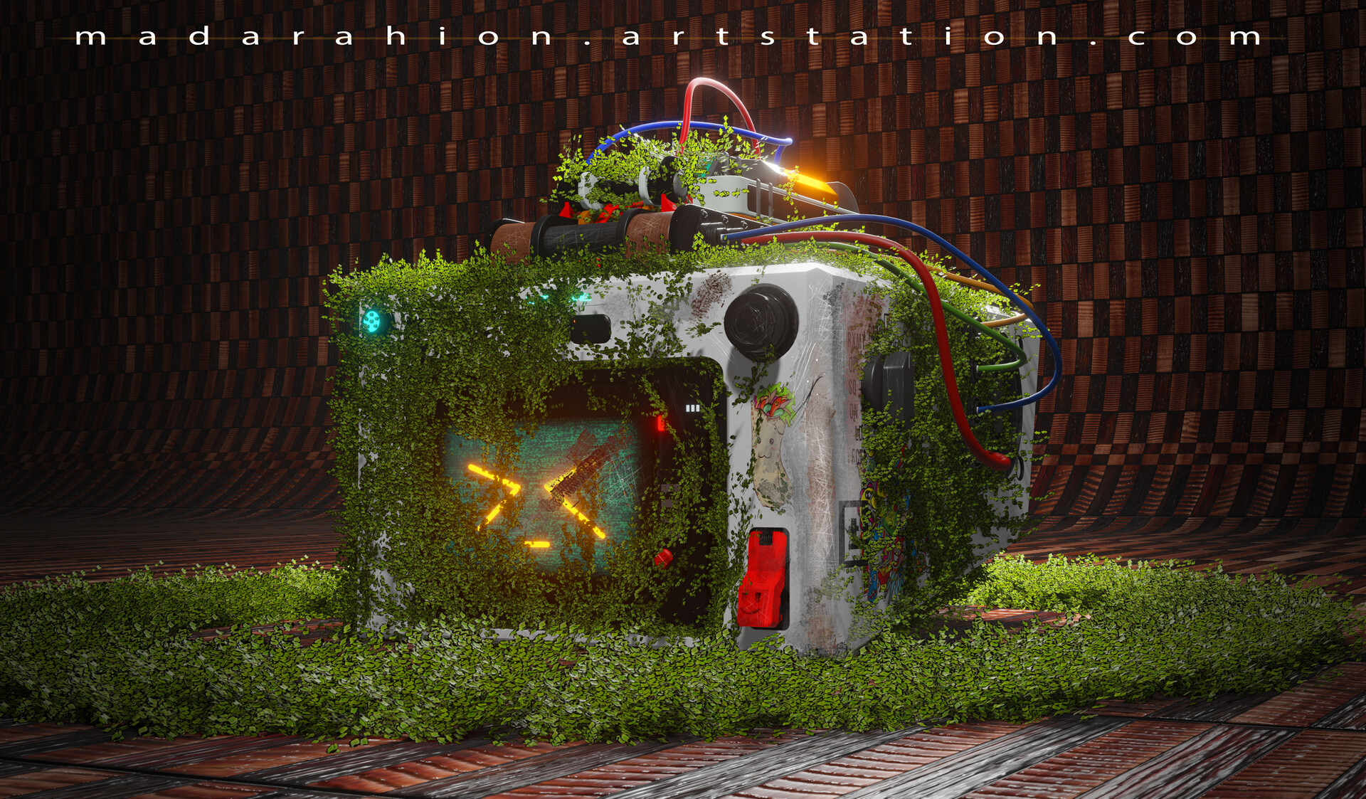 ArtStation - Abandoned computer