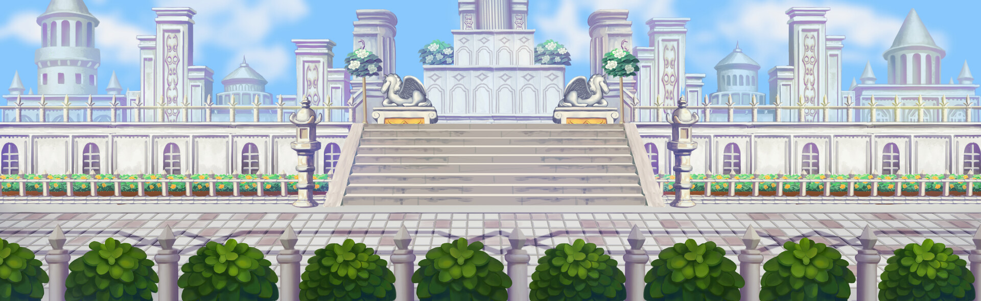 ArtStation - Side-Scrolling game background