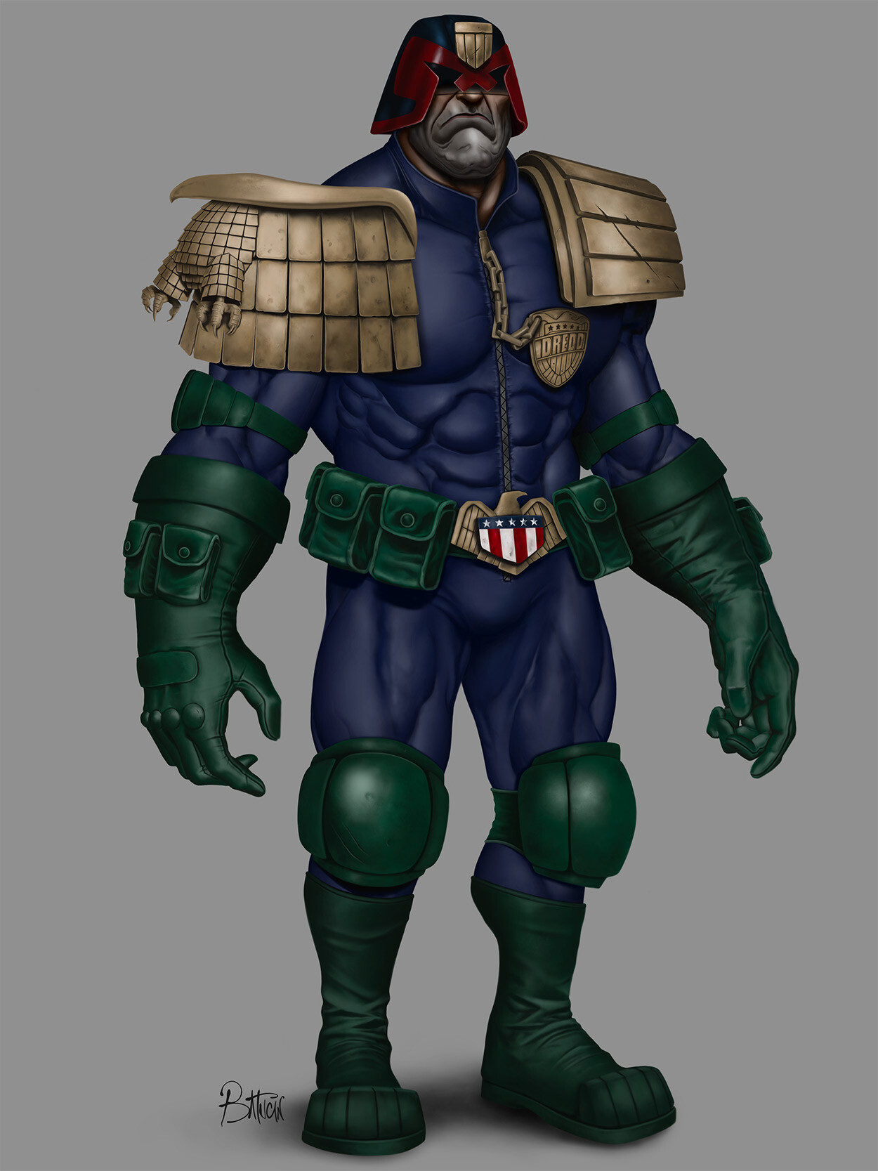 ArtStation - Judge Dredd