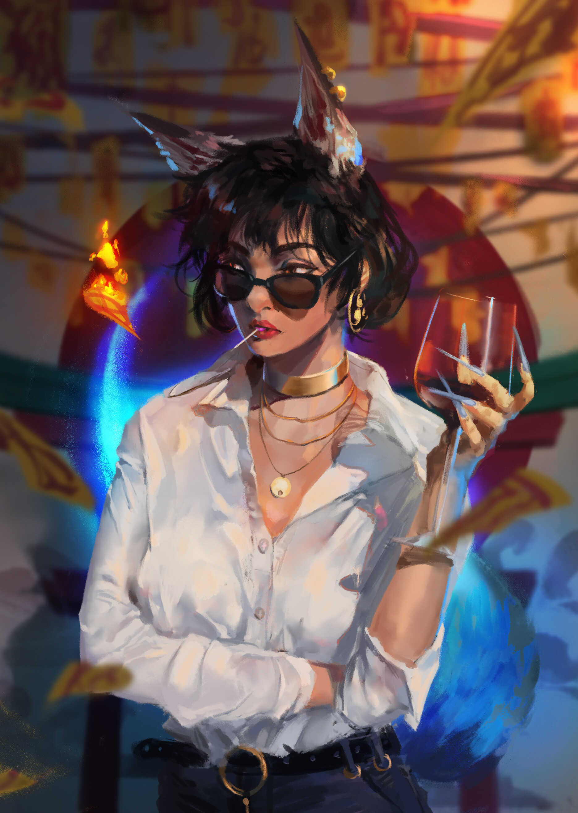 Artstation Fox Goddess