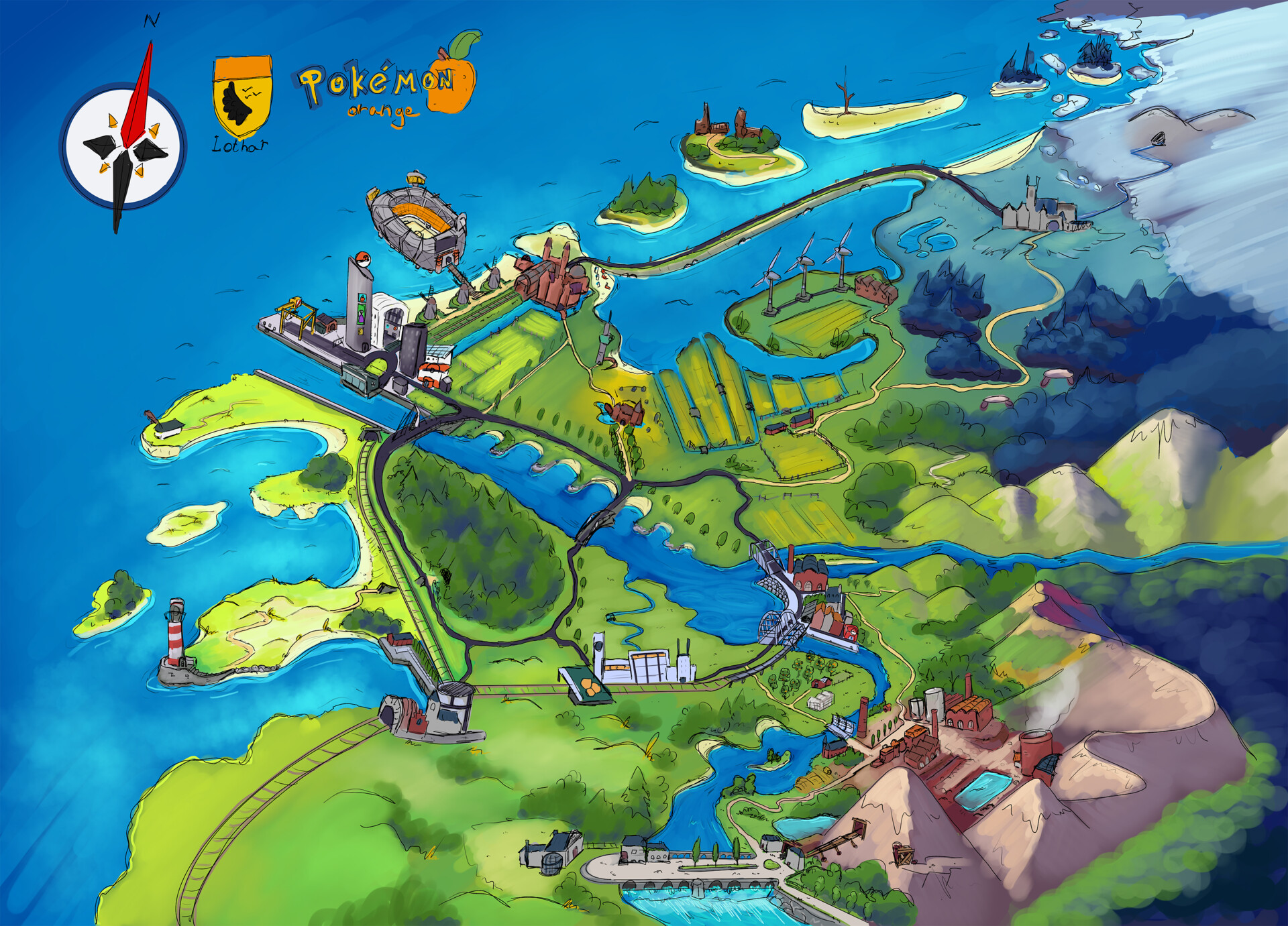 ArtStation - Pokémon Orange