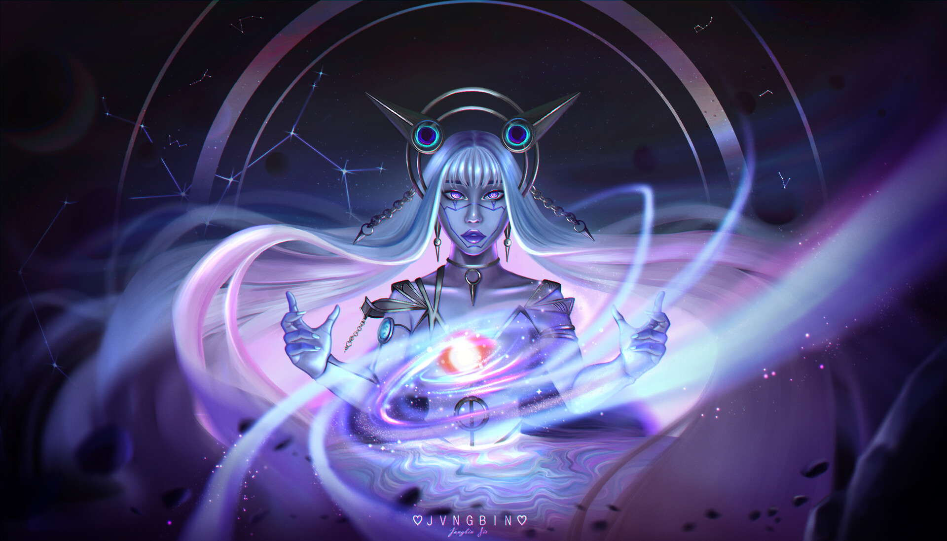 ArtStation - Cosmic Star Splash Art of my OC