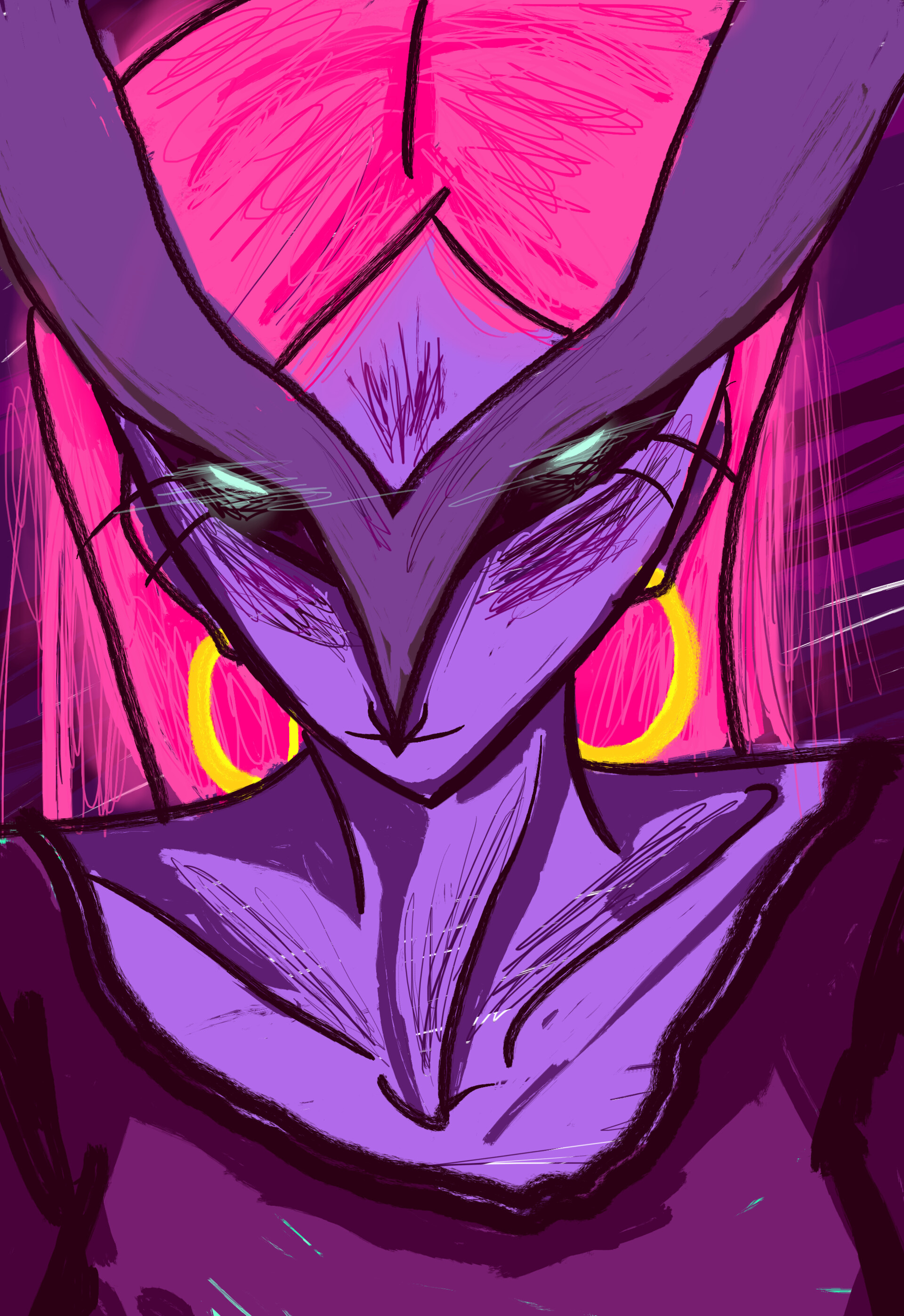 ArtStation - Purple Alien