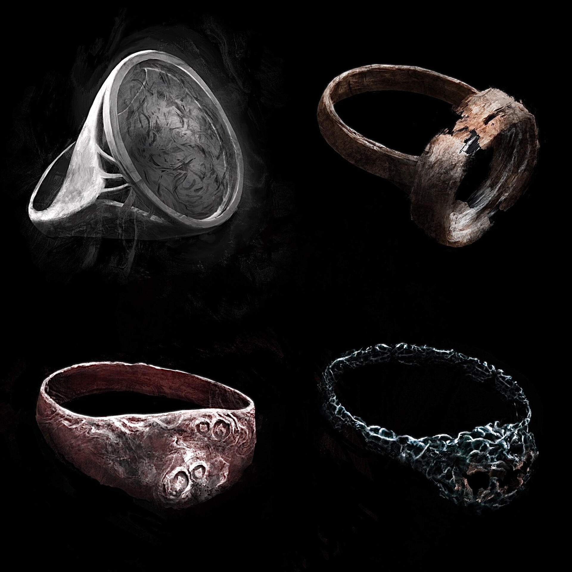 ArtStation - RPG Rings