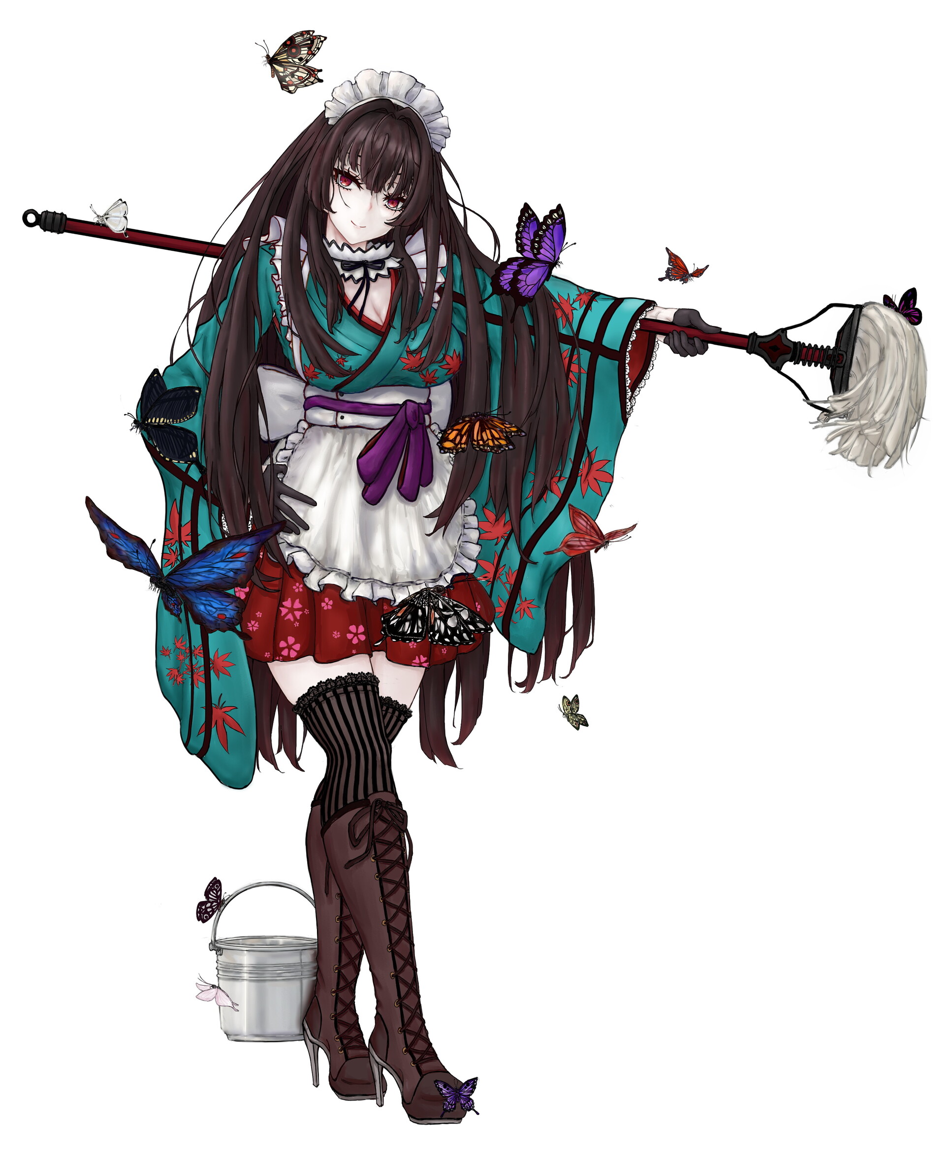 ArtStation - Japanese style maid