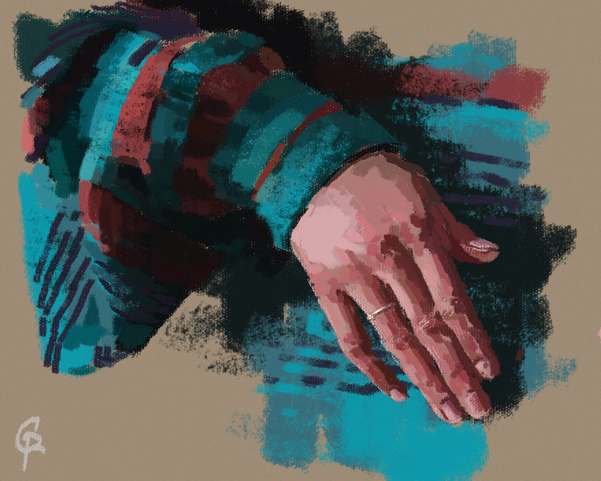 ArtStation - Hi, hand sketch!