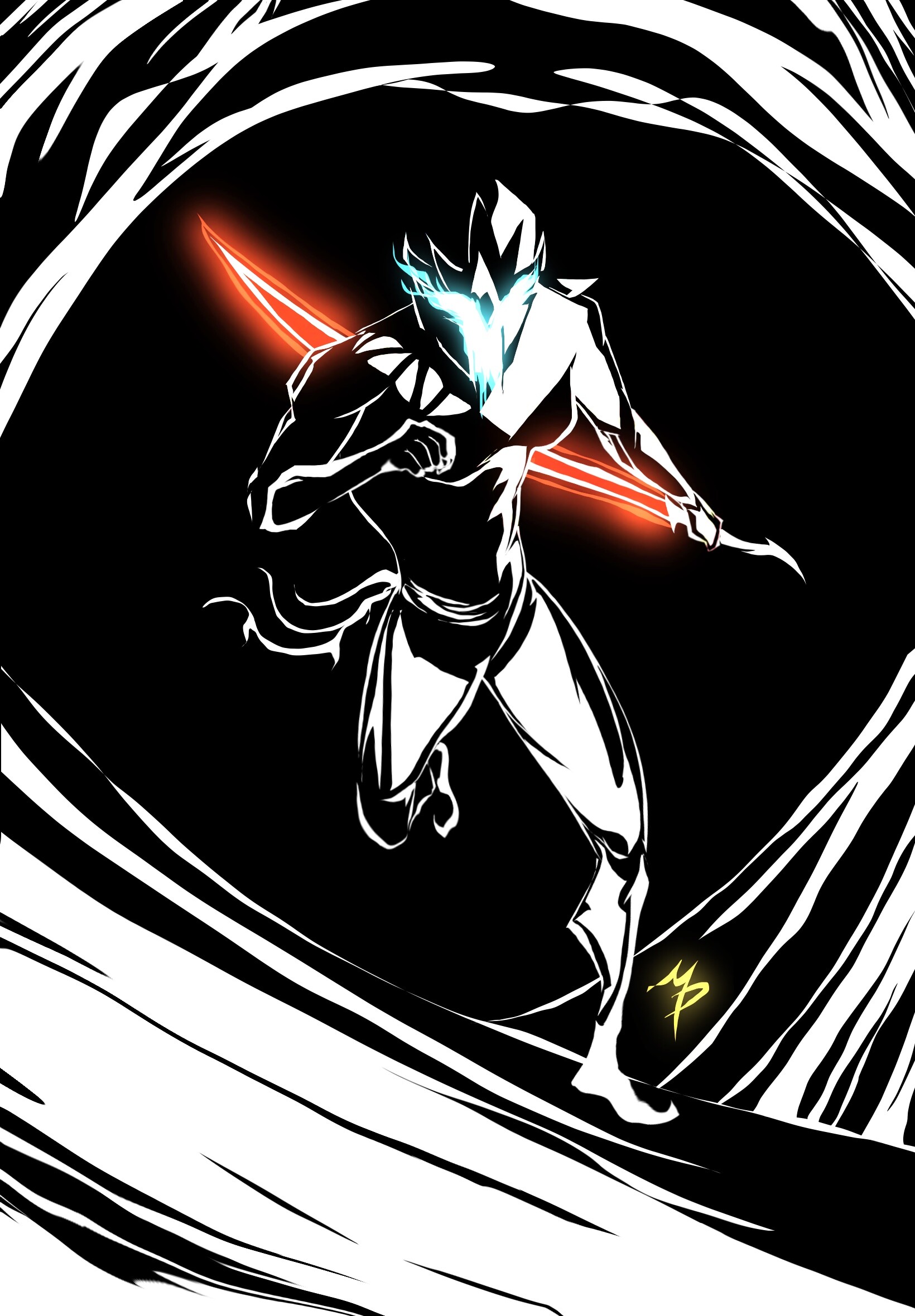 ArtStation - Knight Line Art