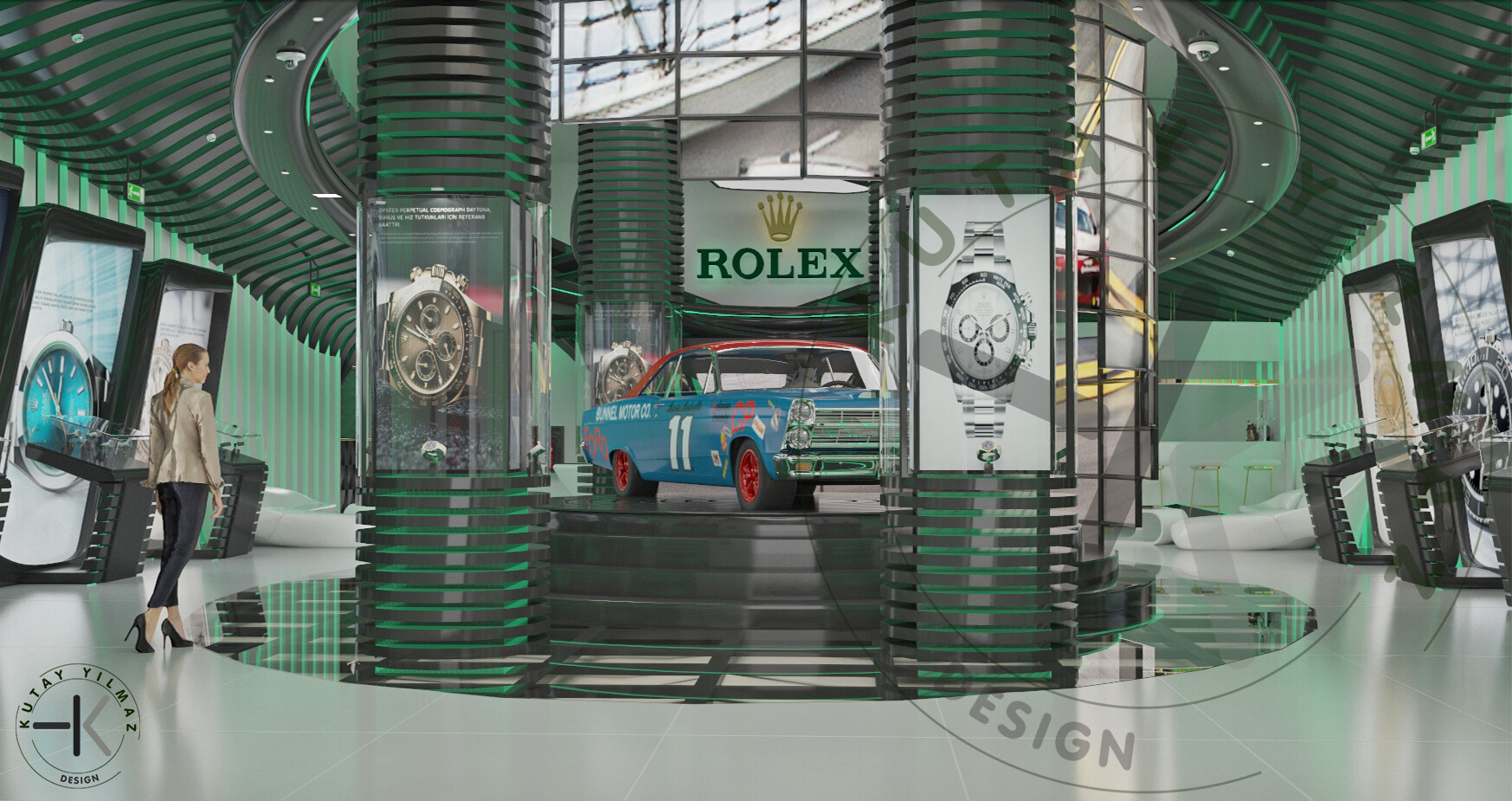 ArtStation - Rolex Daytona concept store