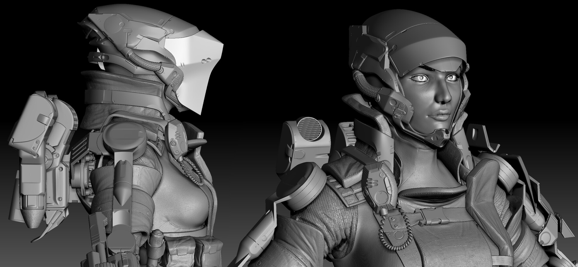 ArtStation - Concept exoskeleton