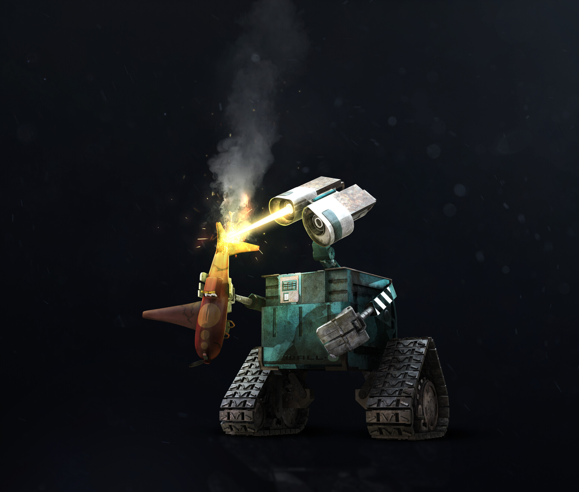 ArtStation - The dark side of Wall-E