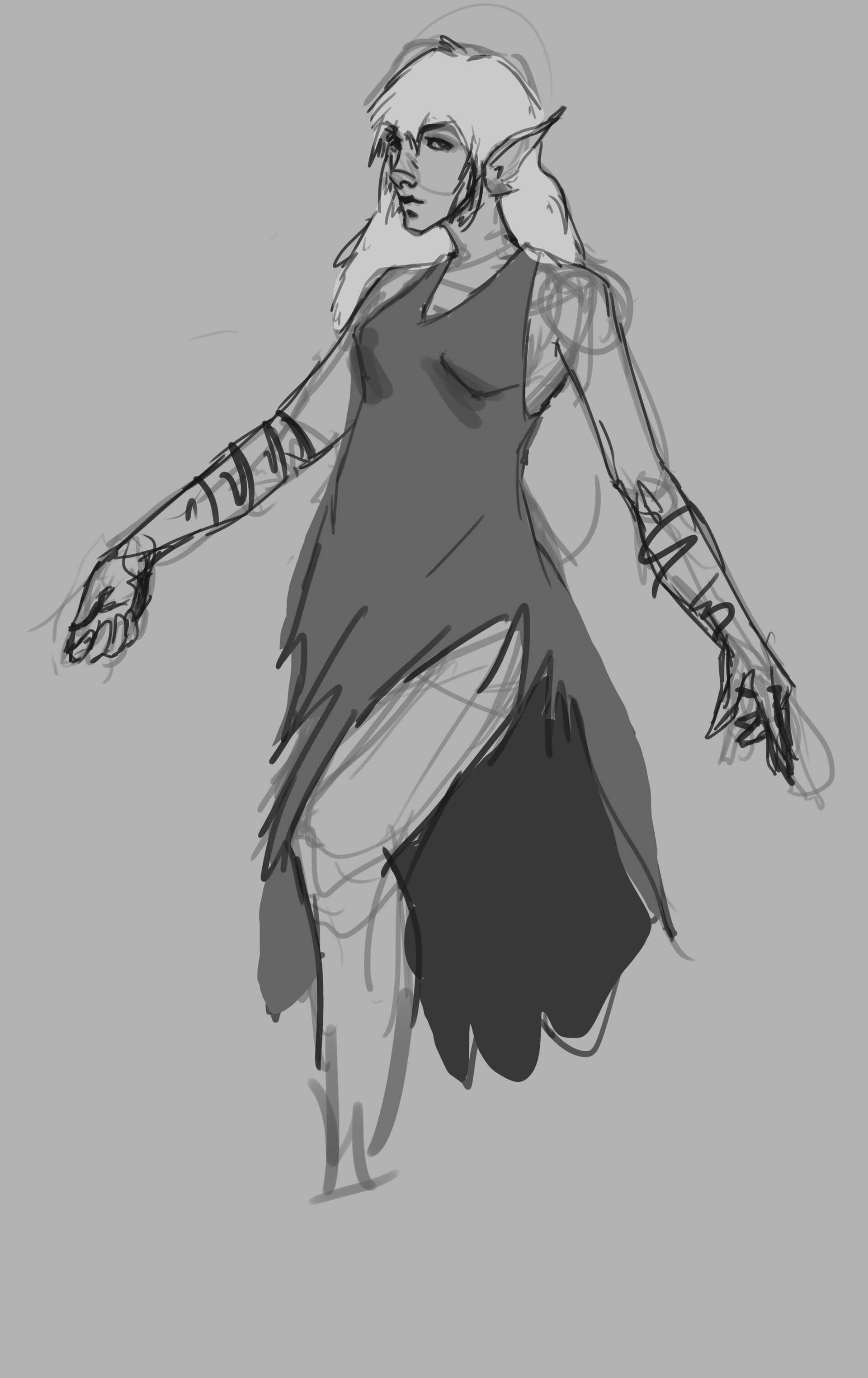 ArtStation - random elf doodle