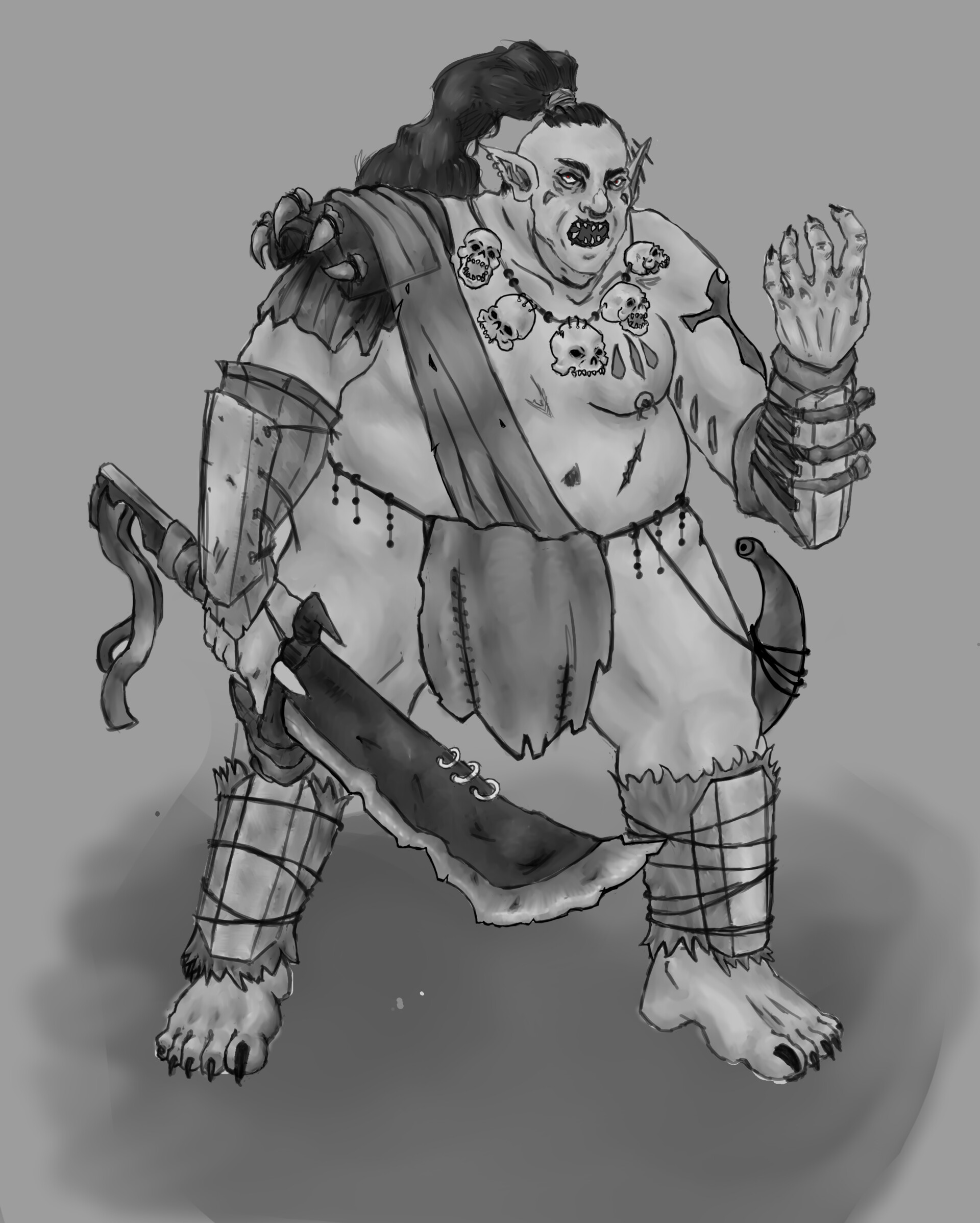 ArtStation - orc warlord