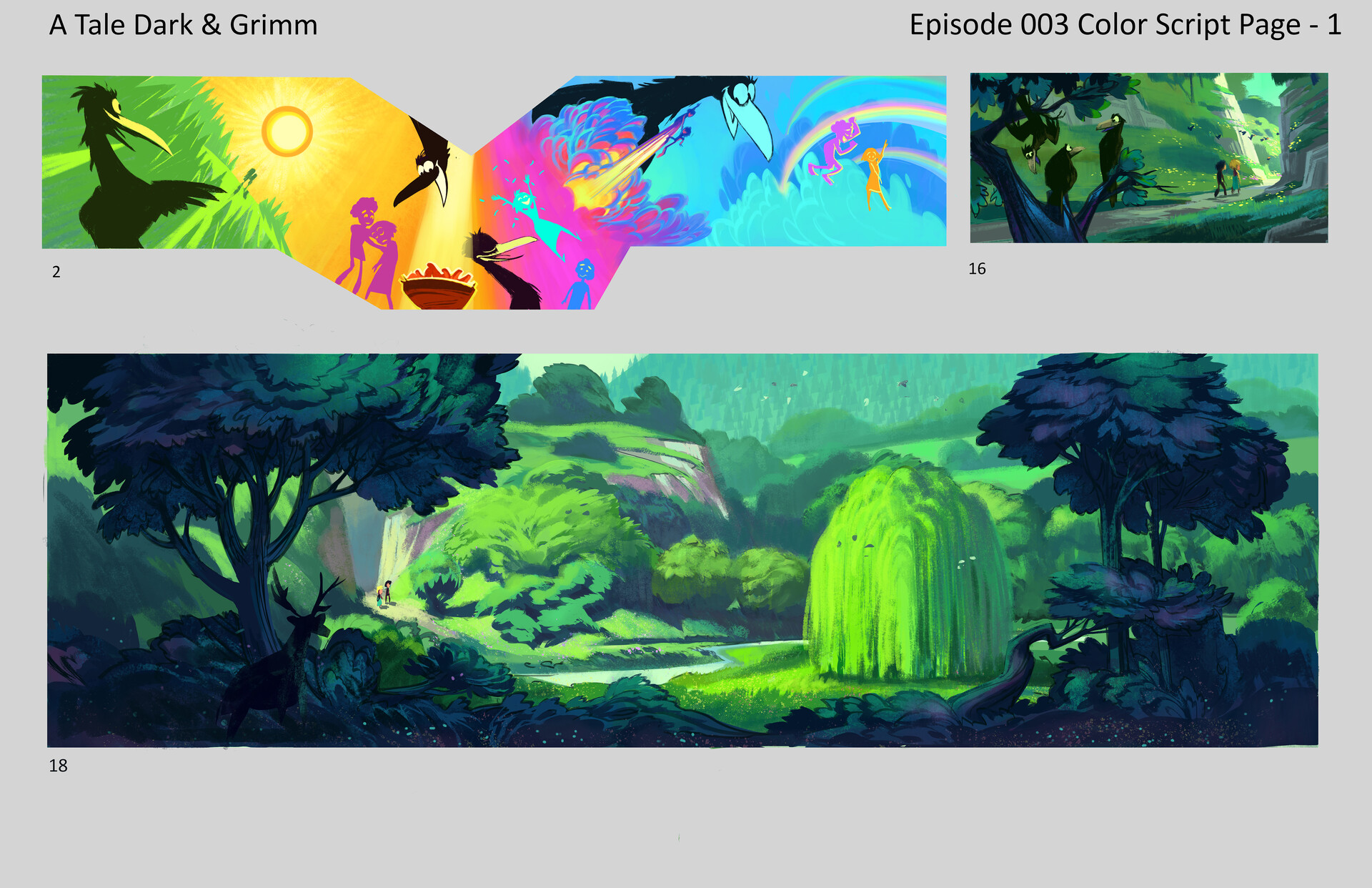 ArtStation - Color and story script for episode 3 of " A Tale Dark ...