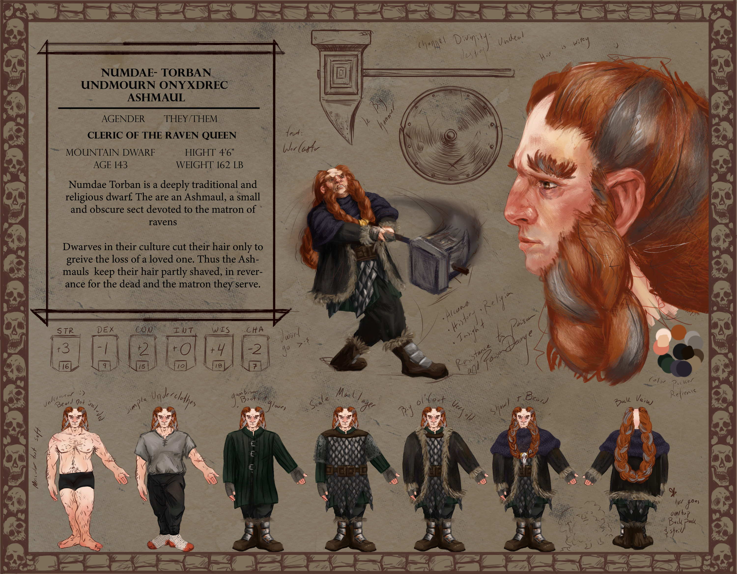 Twig Zorn - Character Sheets