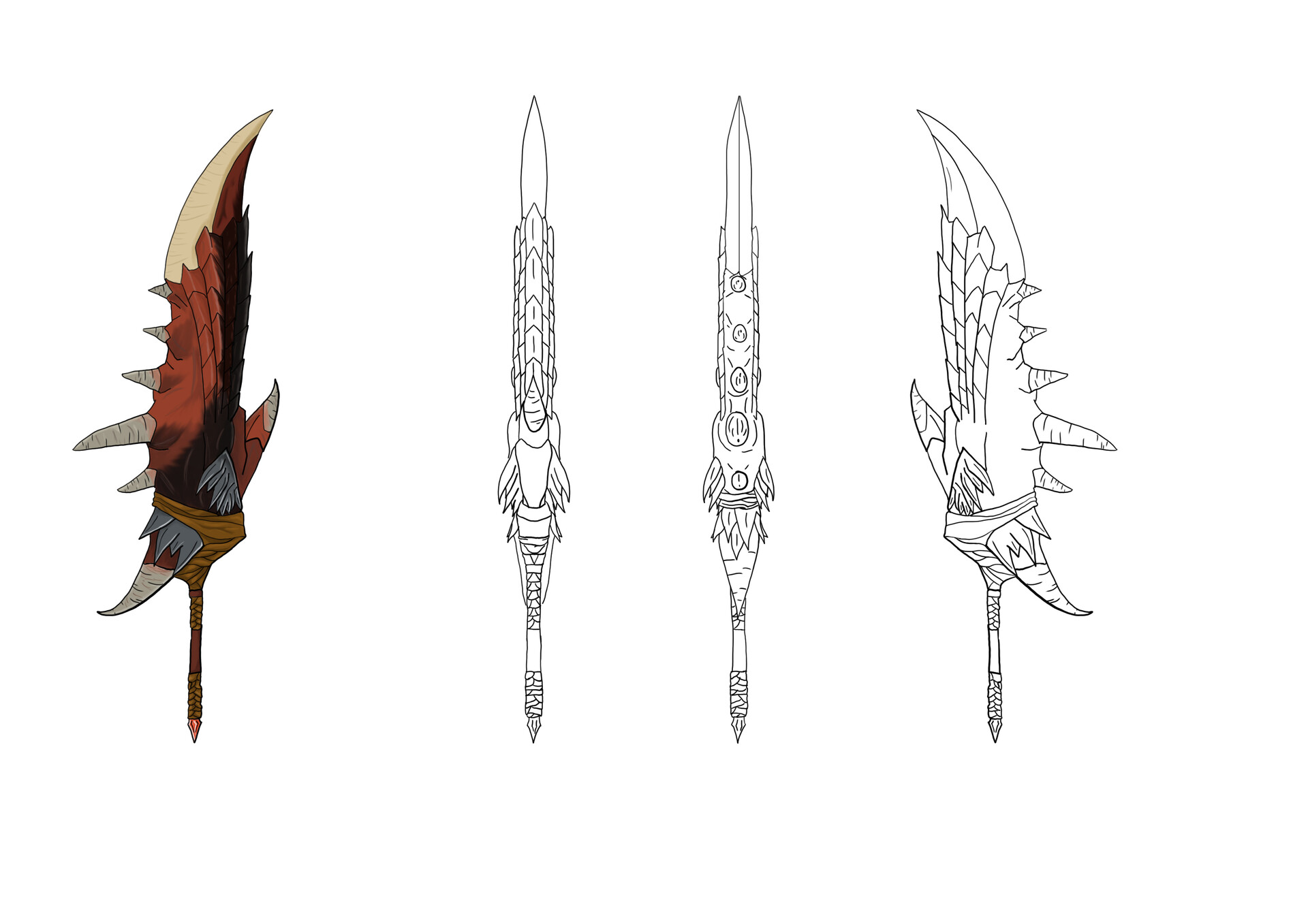 ArtStation - Rathalos blade