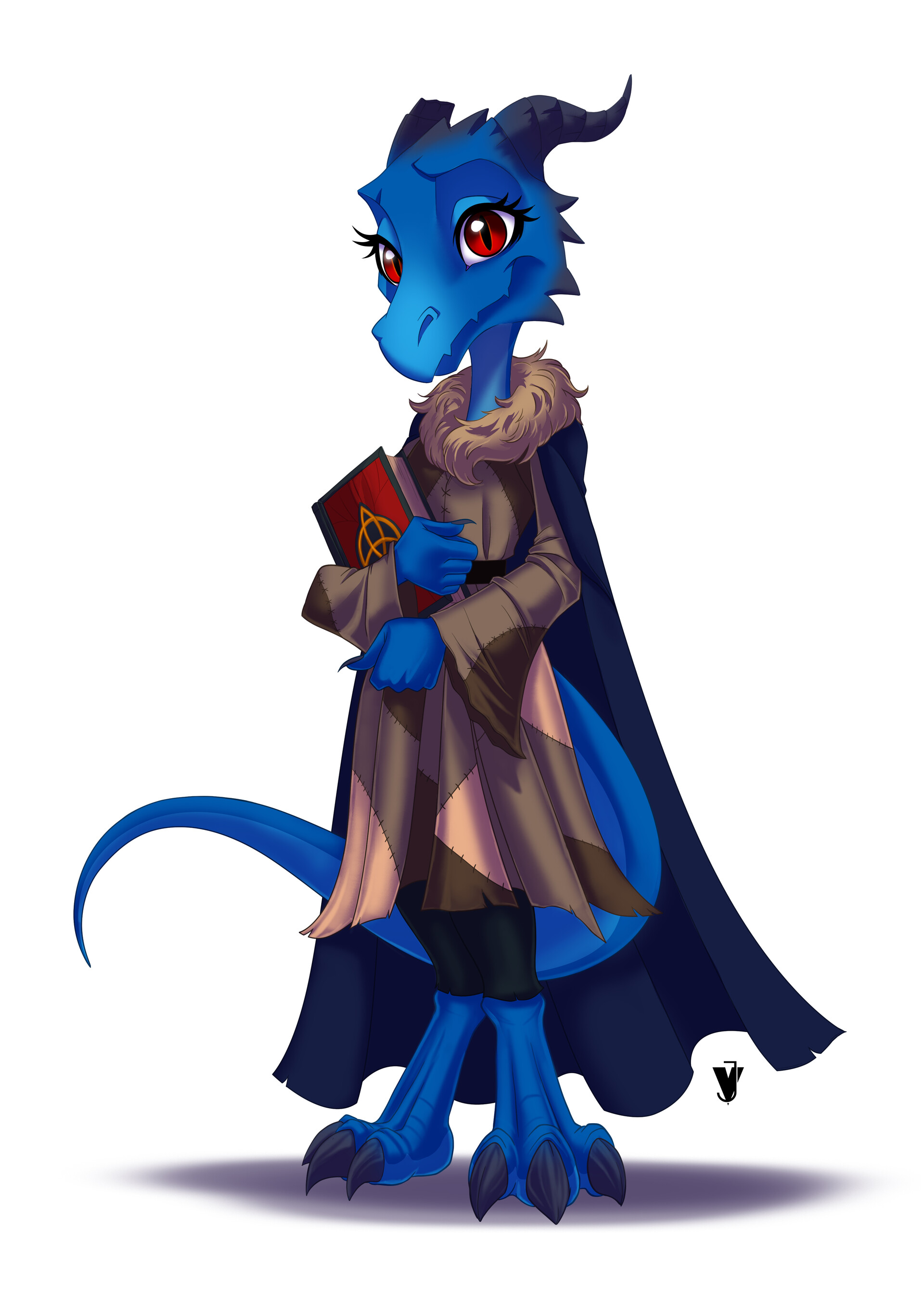 ArtStation - Commission D&D Character - Full body - shaded