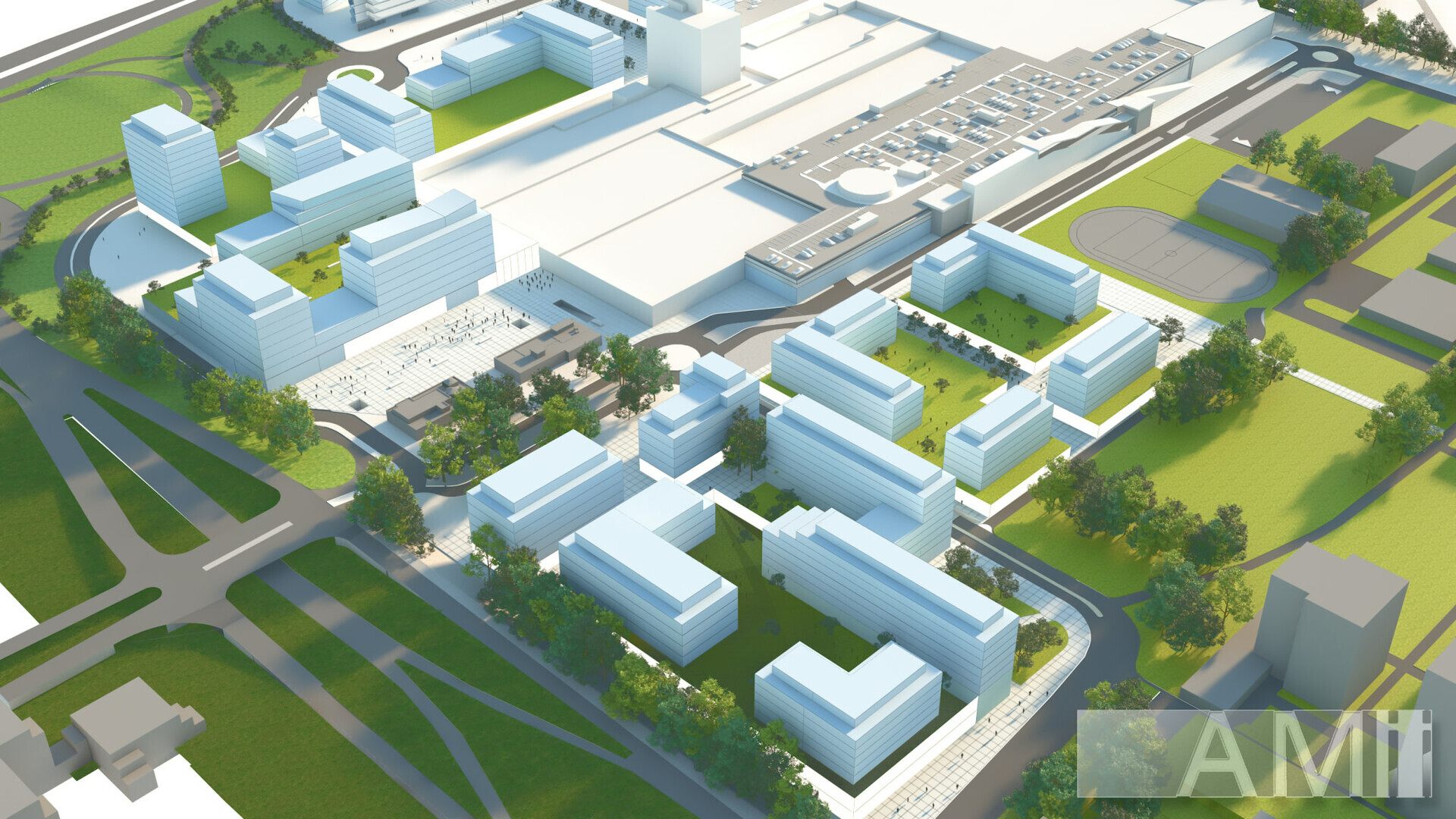 ArtStation - Rennes Projet centre commercial Alma