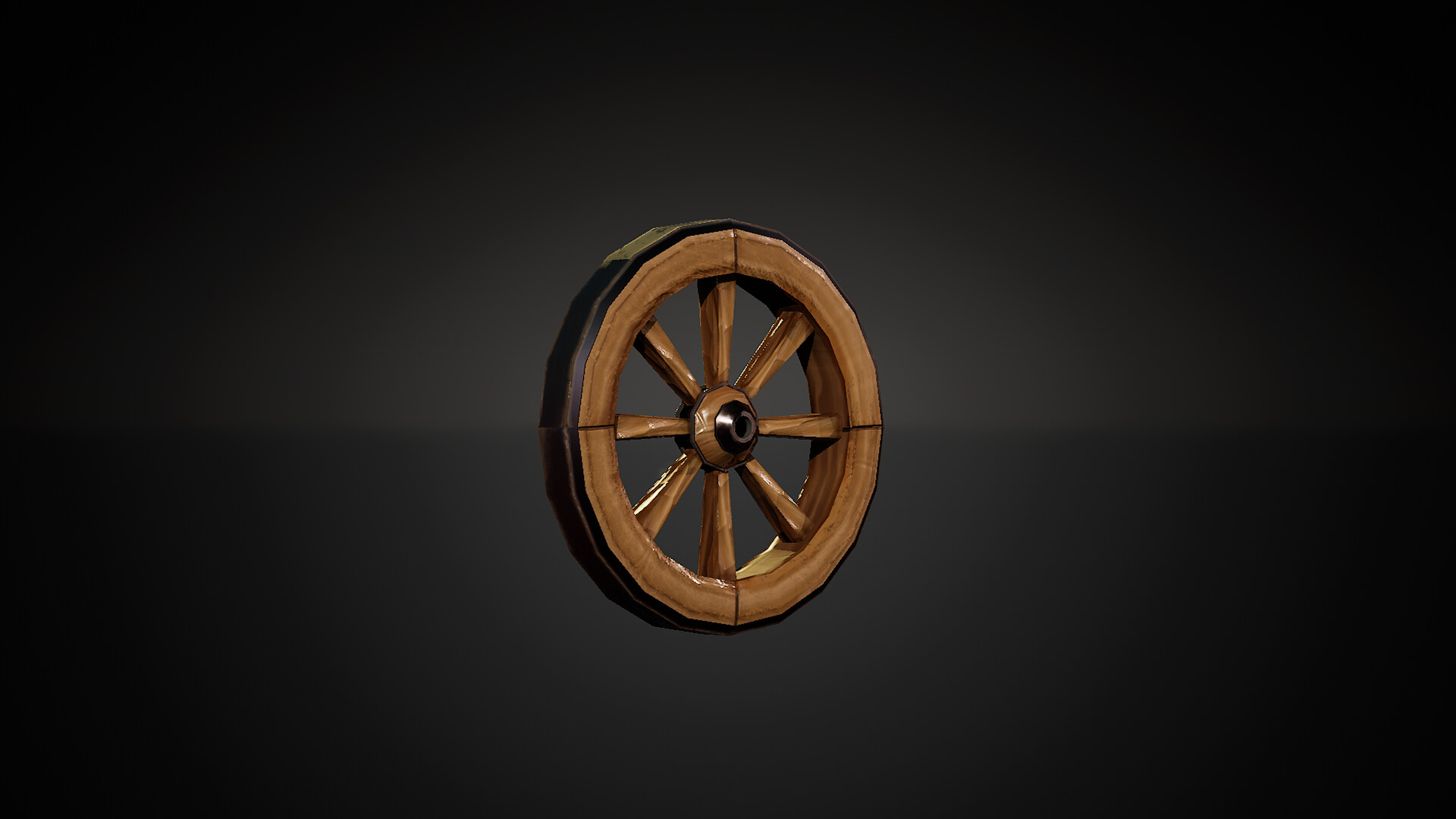 ArtStation - Wooden Wheel