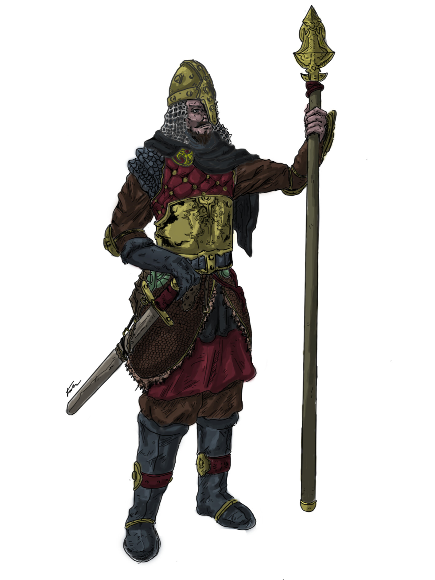 ArtStation - Palace Guard Concept Character Design