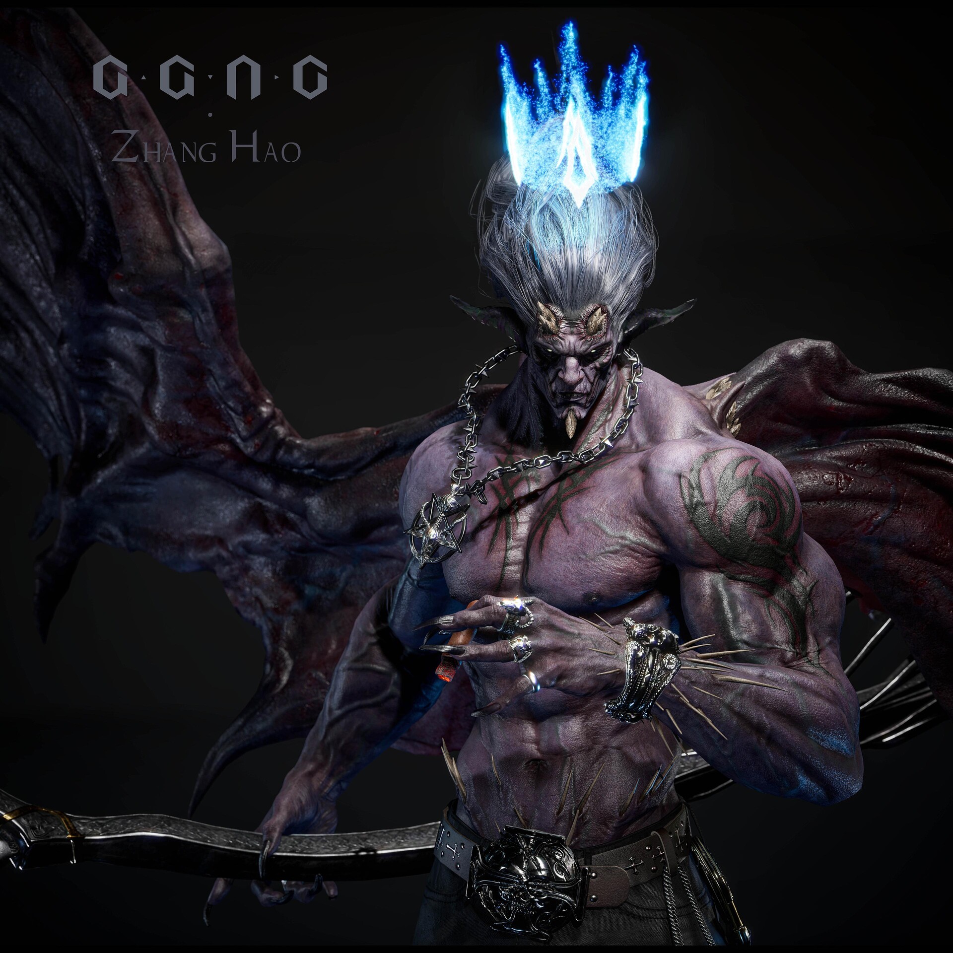 ArtStation - 地狱领主——Azazel