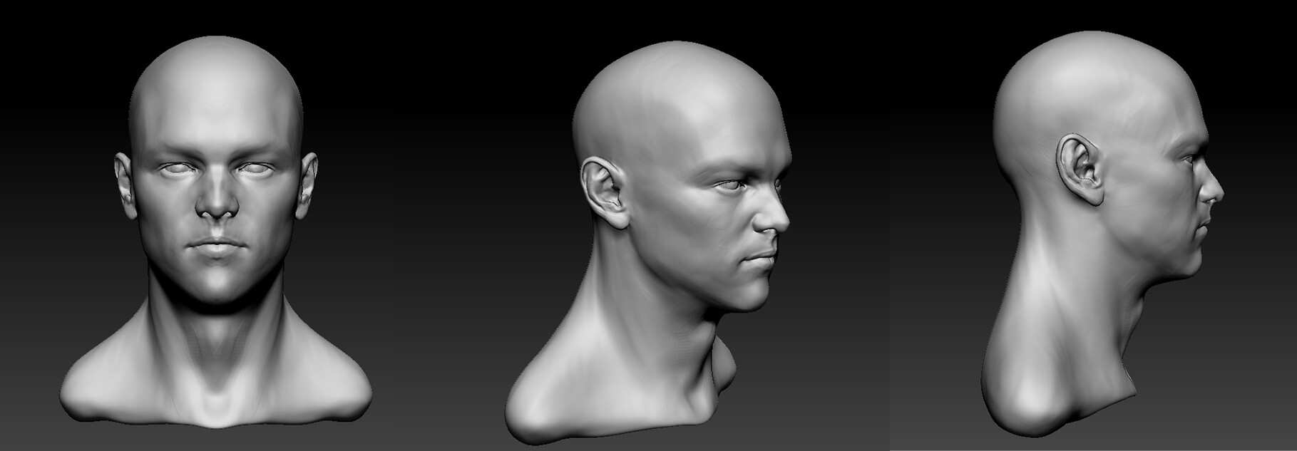 ArtStation - Male head study