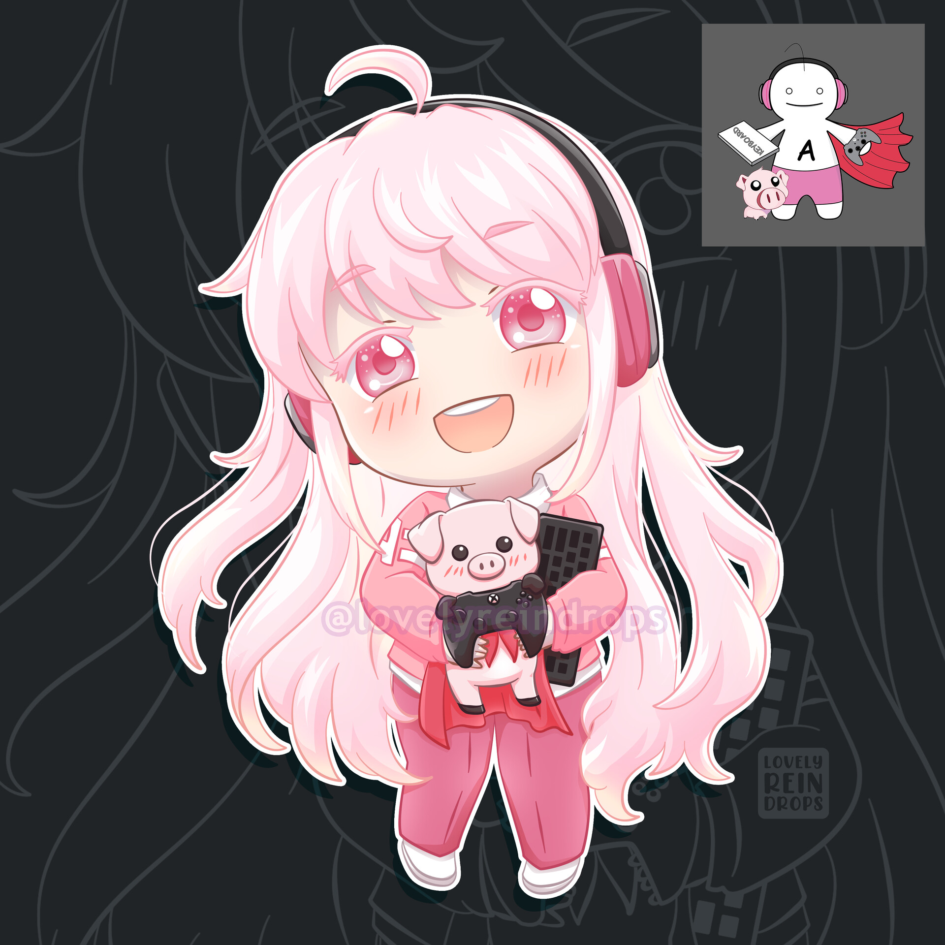 ArtStation - Custom Chibi Digital Drawing Commission