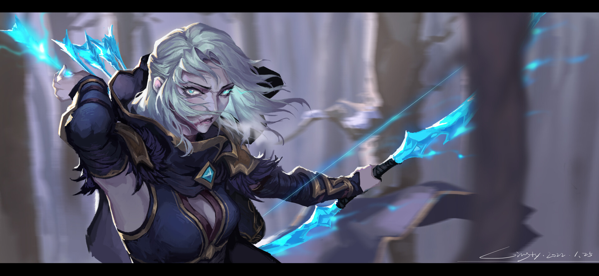 ArtStation - Ashe In The Battle