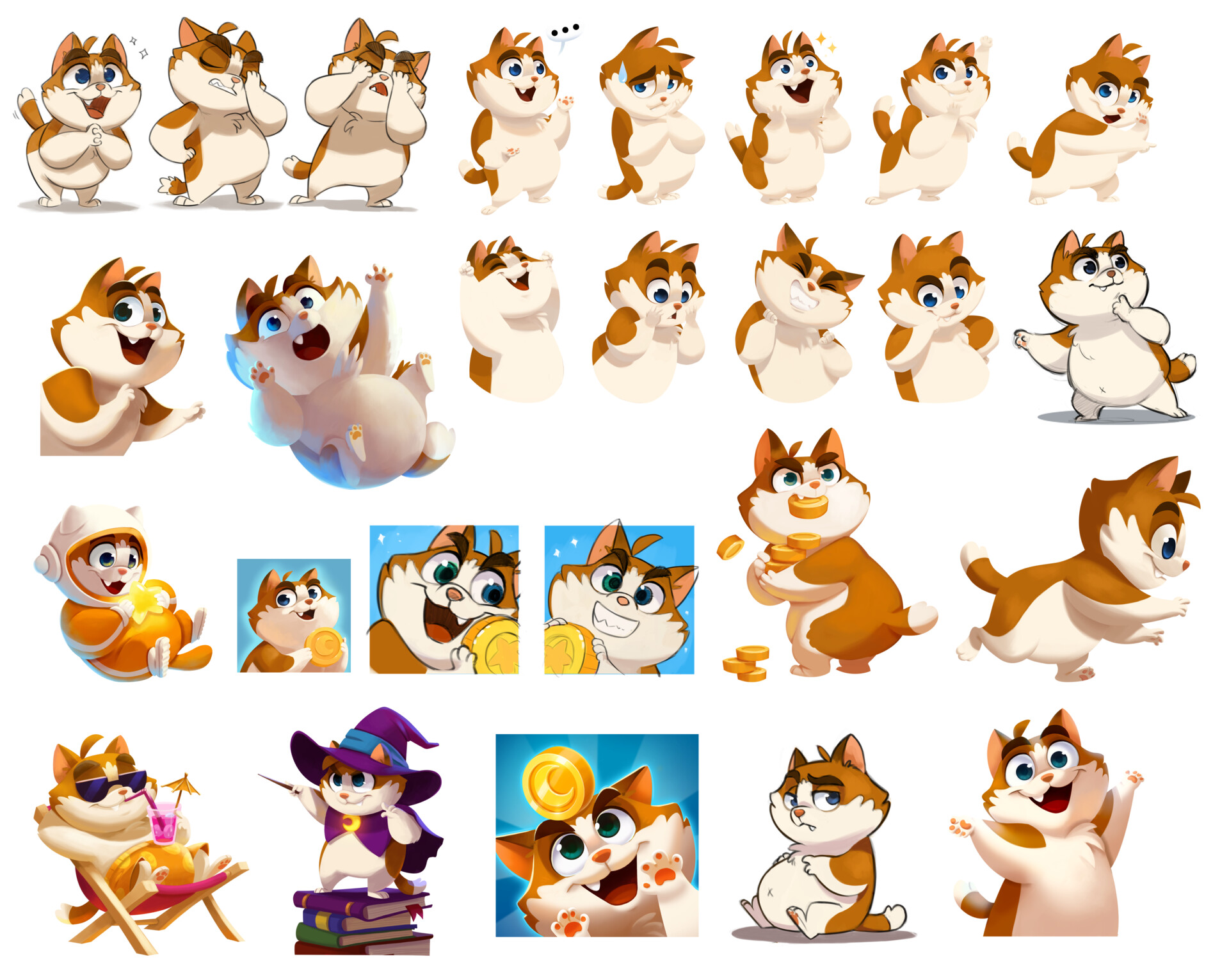 Space Ape Games - Treasure Tails - Characters