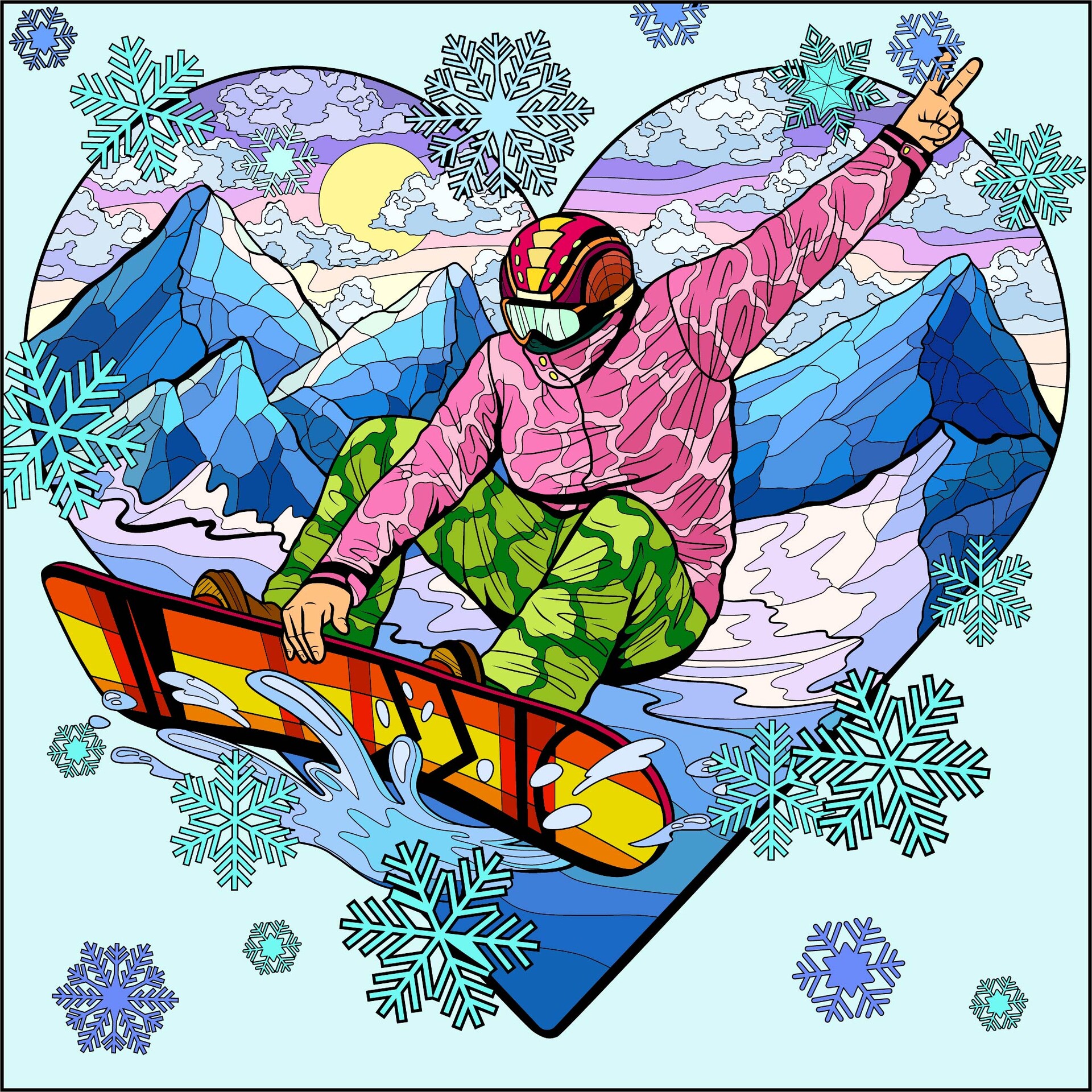 ArtStation - snowboard