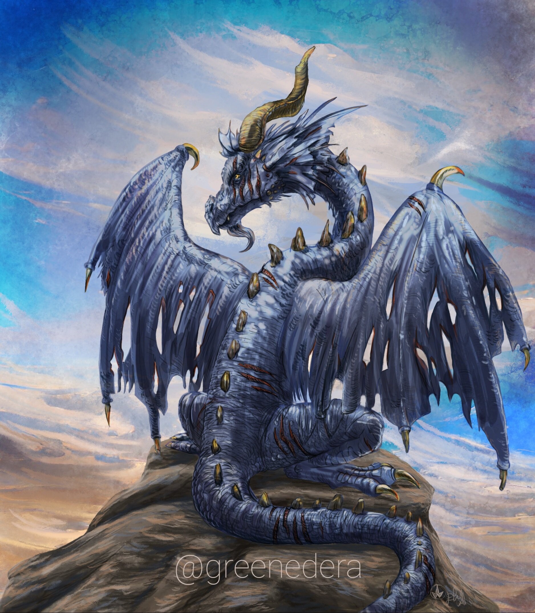 ArtStation - Dragon - Injured