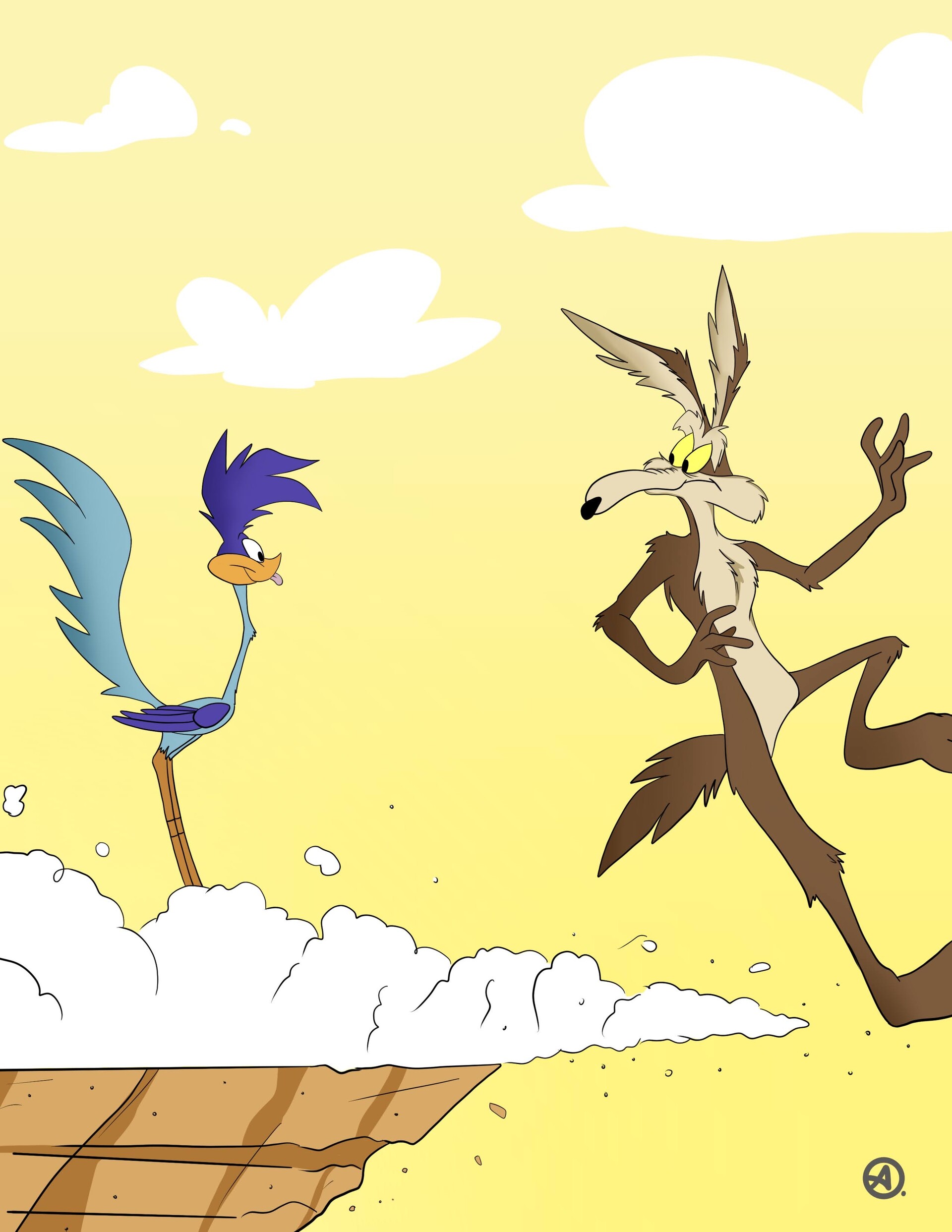 Road Runner Coyote Cliff