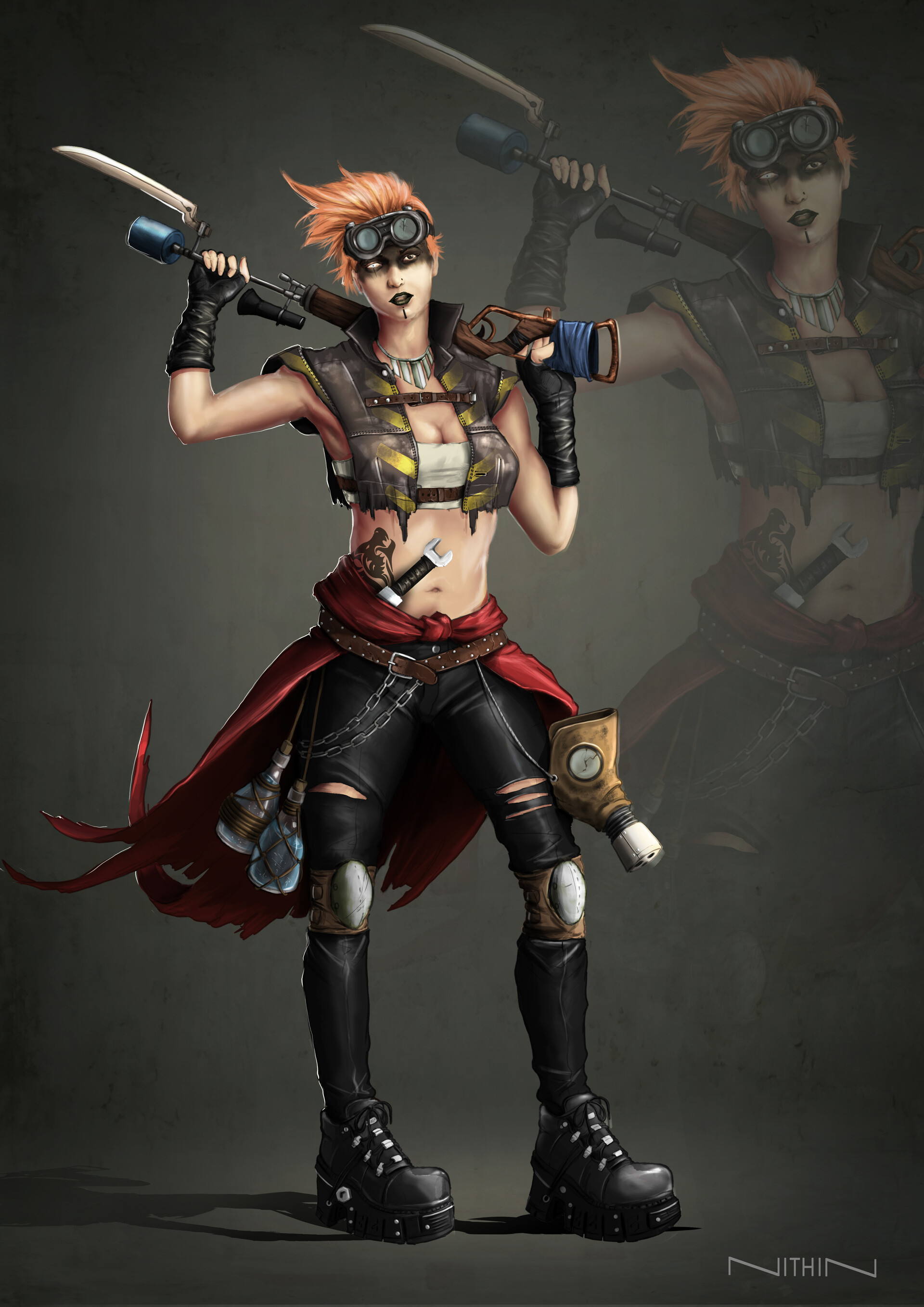 ArtStation - Scavenger- The survivor