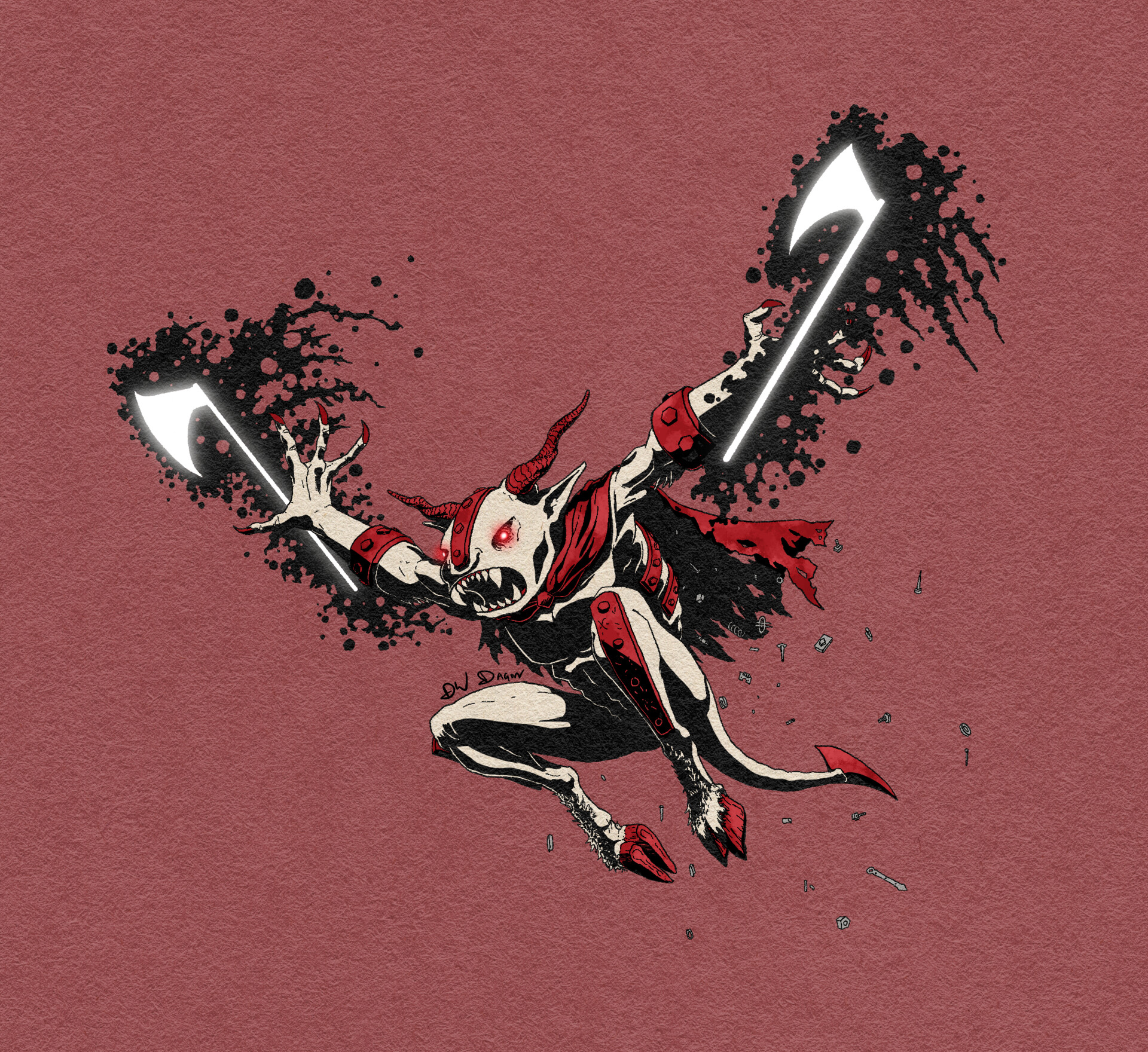 DW Dagon - Clean-Up Crew monsters and comic panel