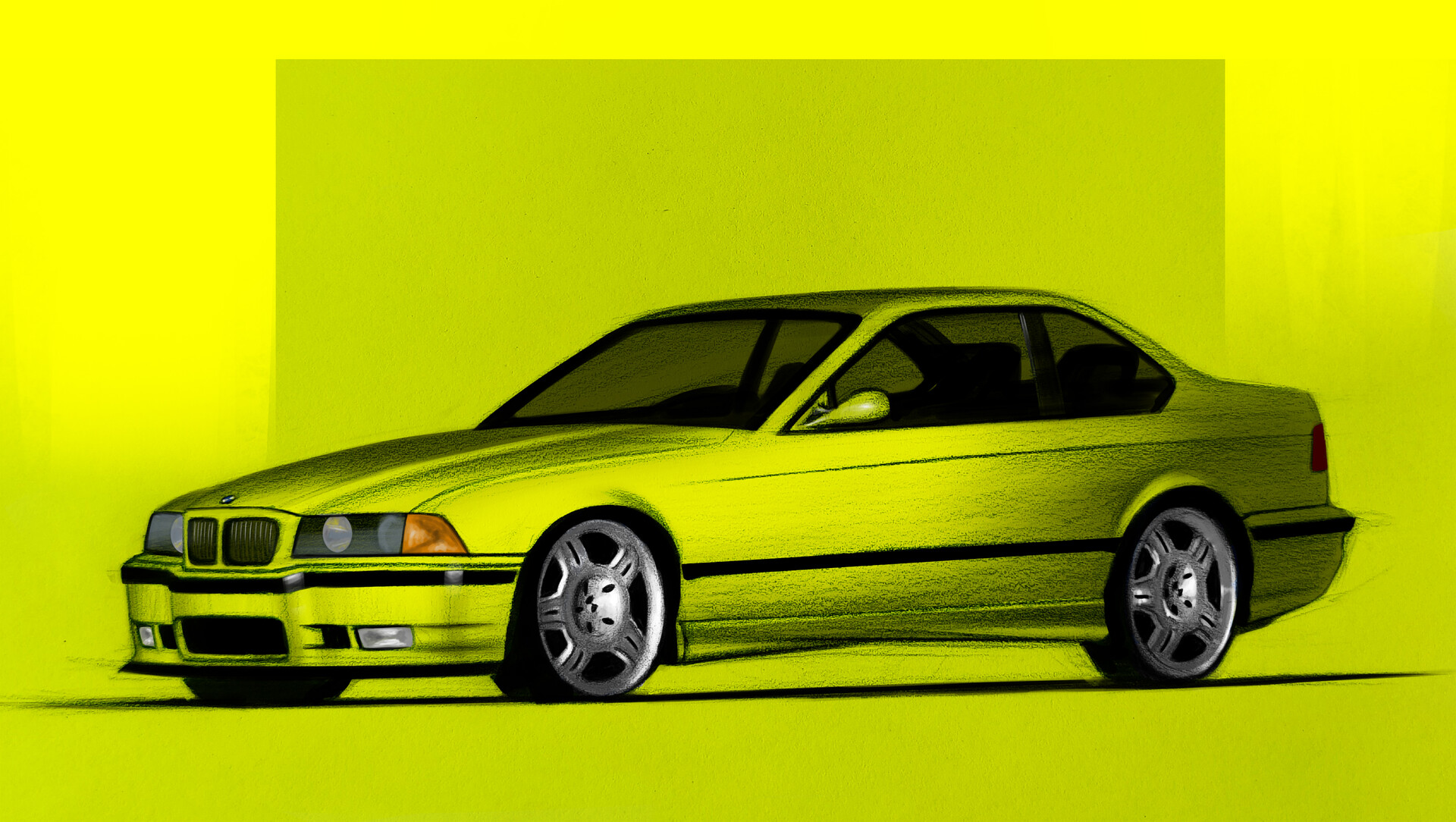 ArtStation - BMW M3 E36