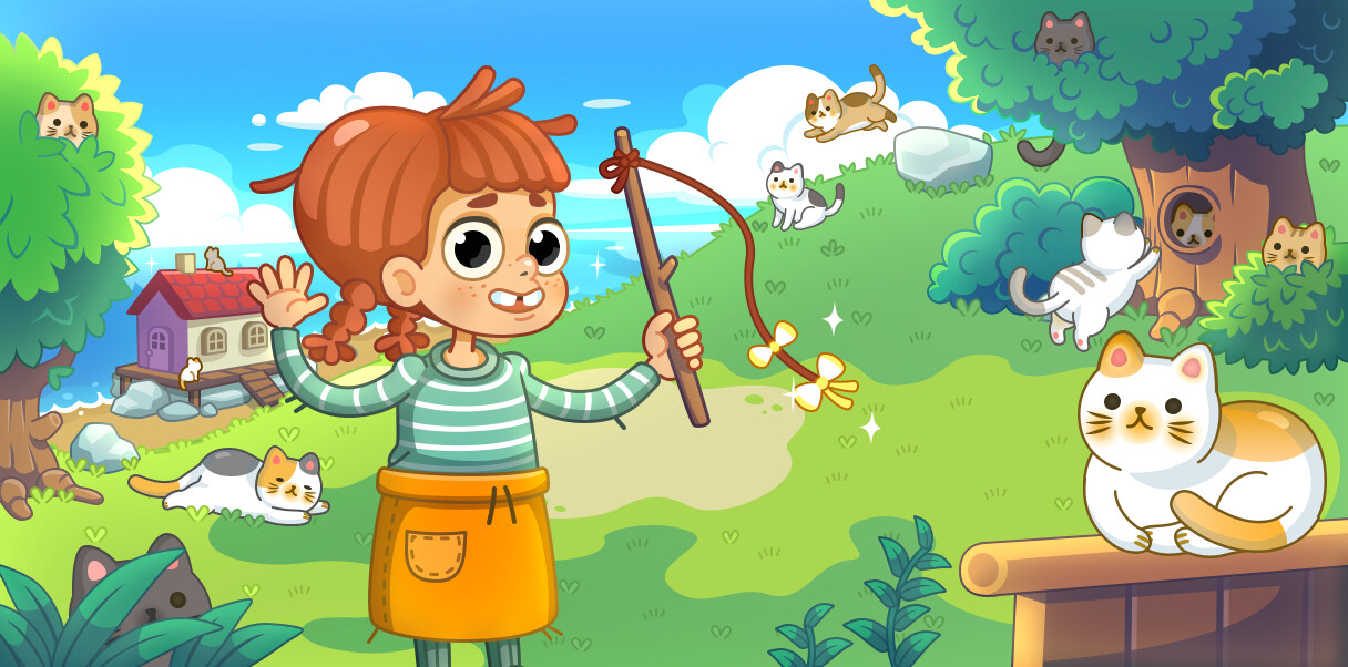 ArtStation - Cat island