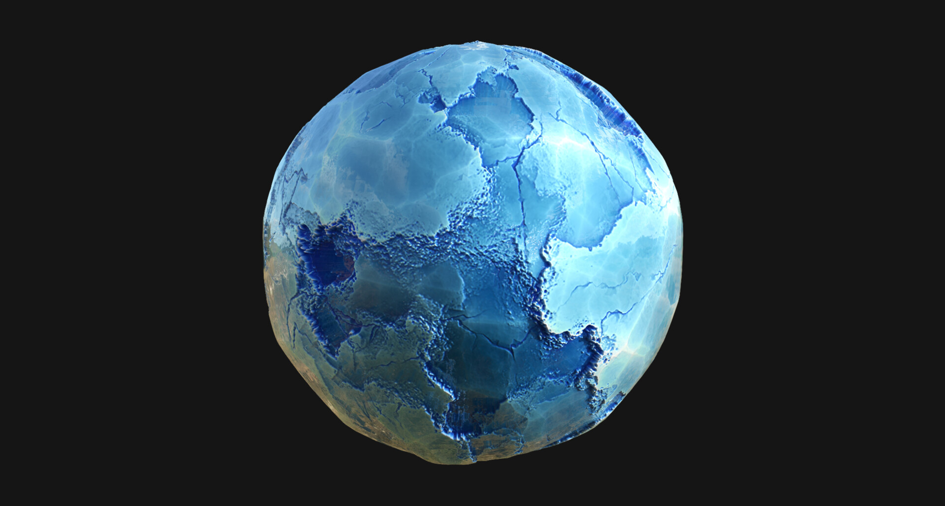 ArtStation - Hard Cracked Ice (Substance Designer)
