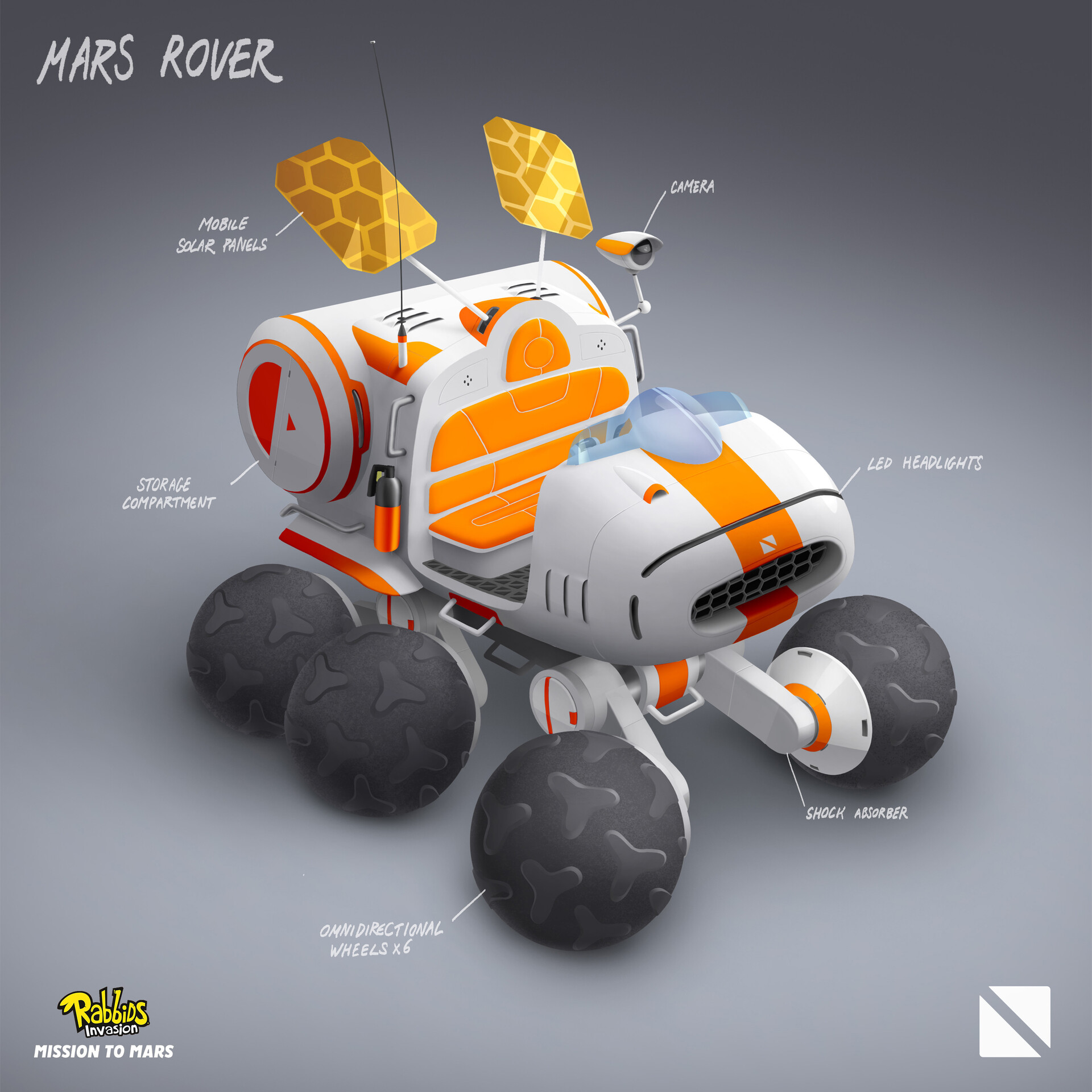 Luc Grzesiak - Rabbids Invasion Special: Mission to Mars (Design)