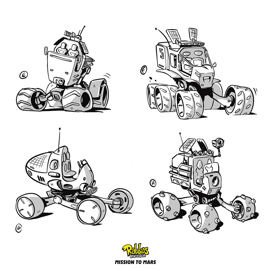 Luc Grzesiak - Rabbids Invasion Special: Mission to Mars (Design)