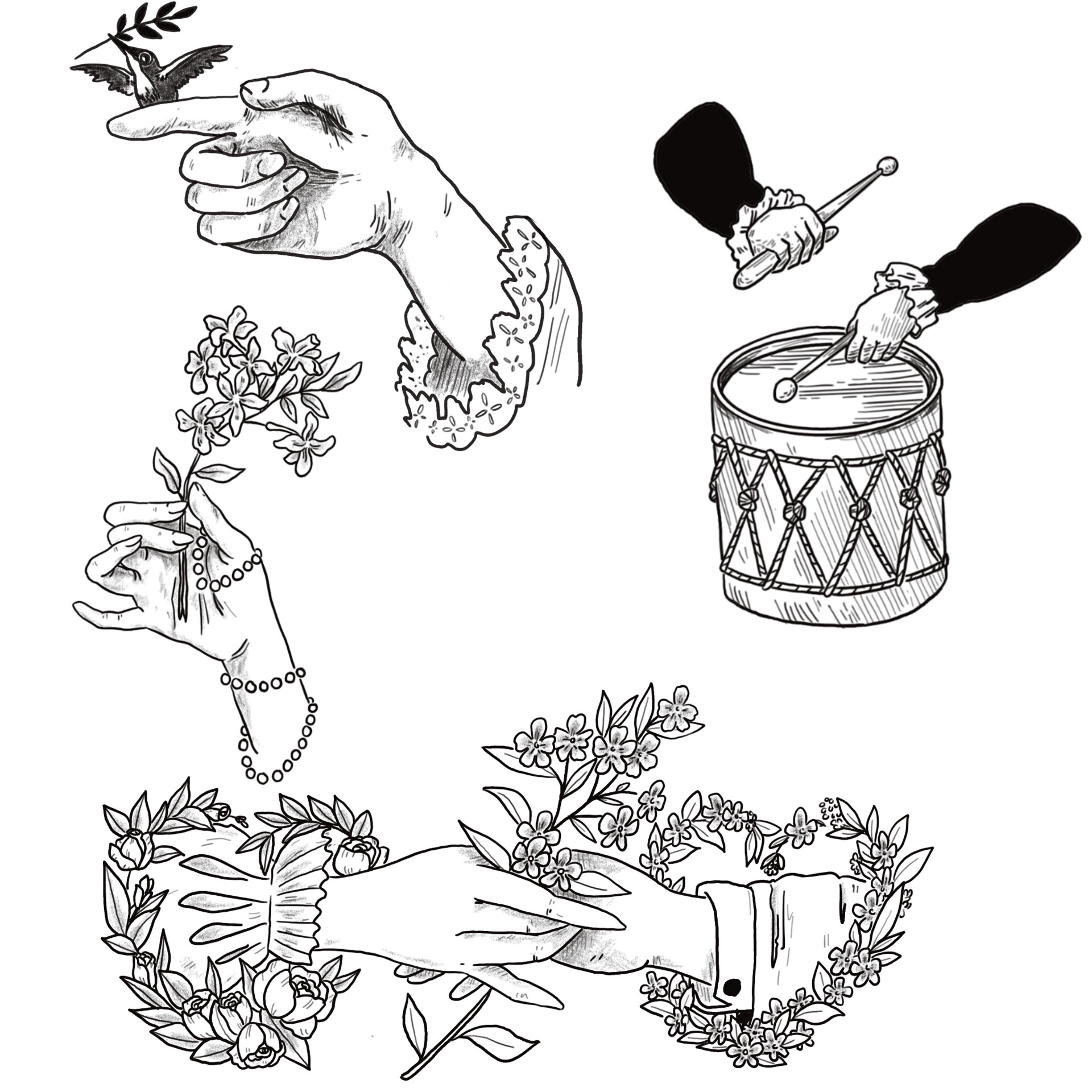 ArtStation - Flash Sheet romantic hands