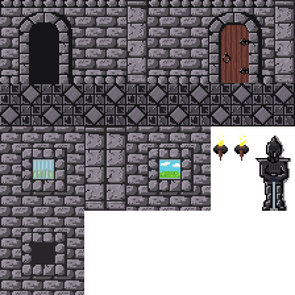 ArtStation - Tile Art - Castle