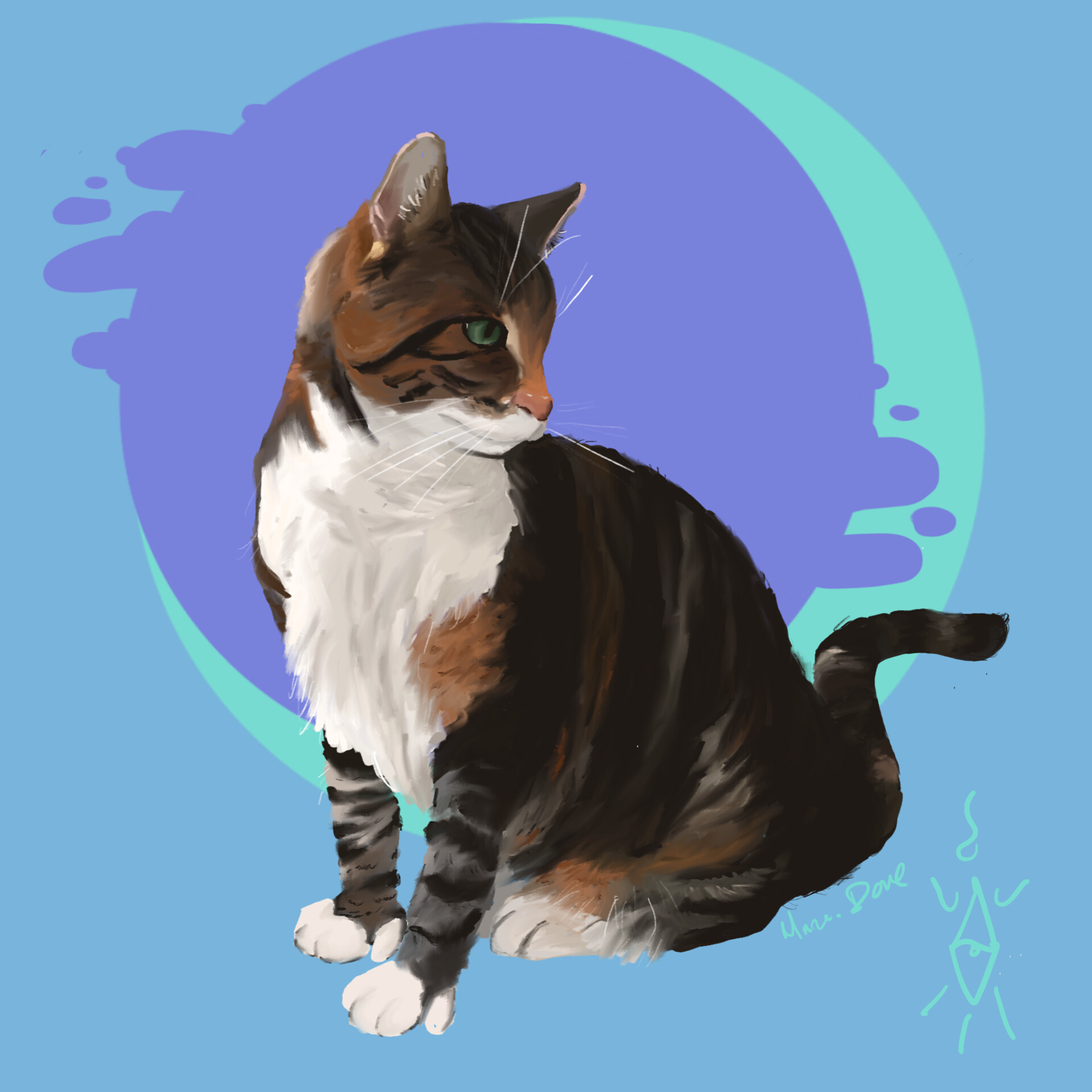 ArtStation - cat commission