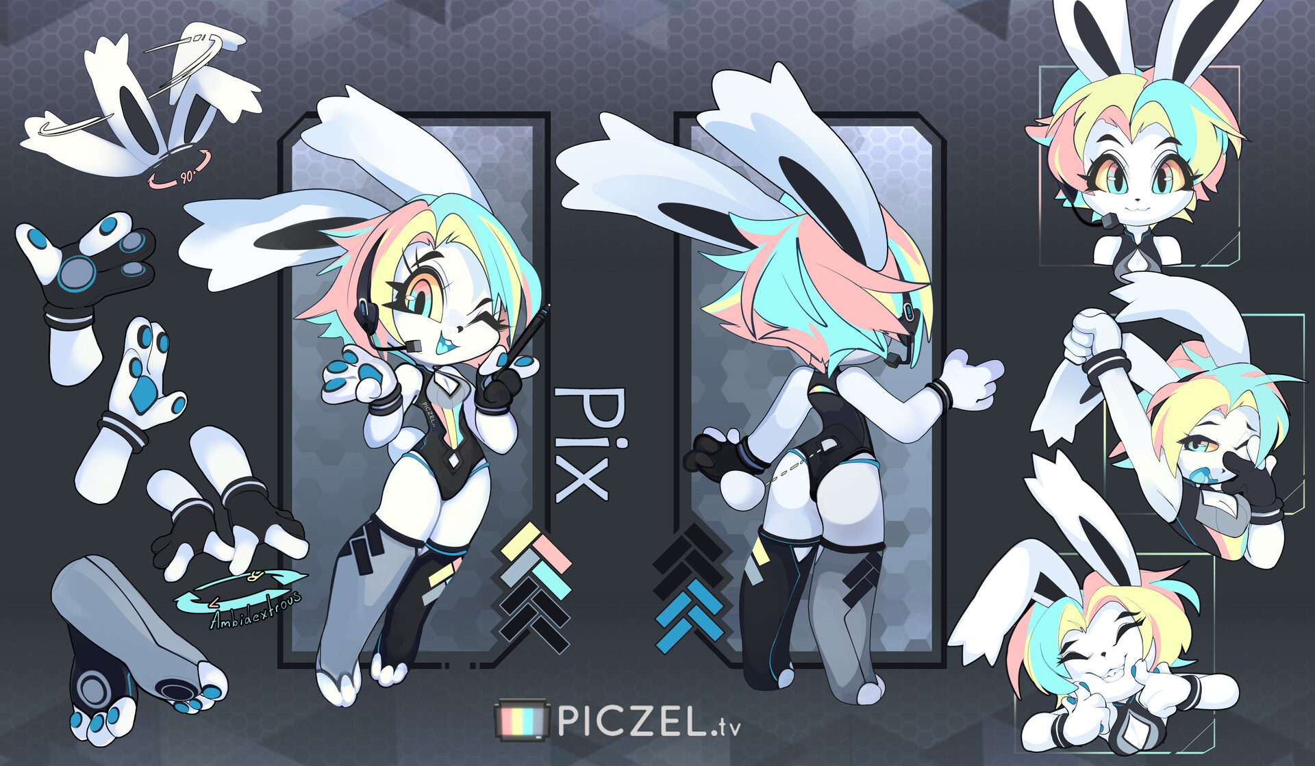 ArtStation - Piczel Mascot - Pix