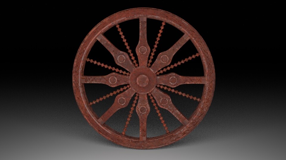 ArtStation - sun temple wheel